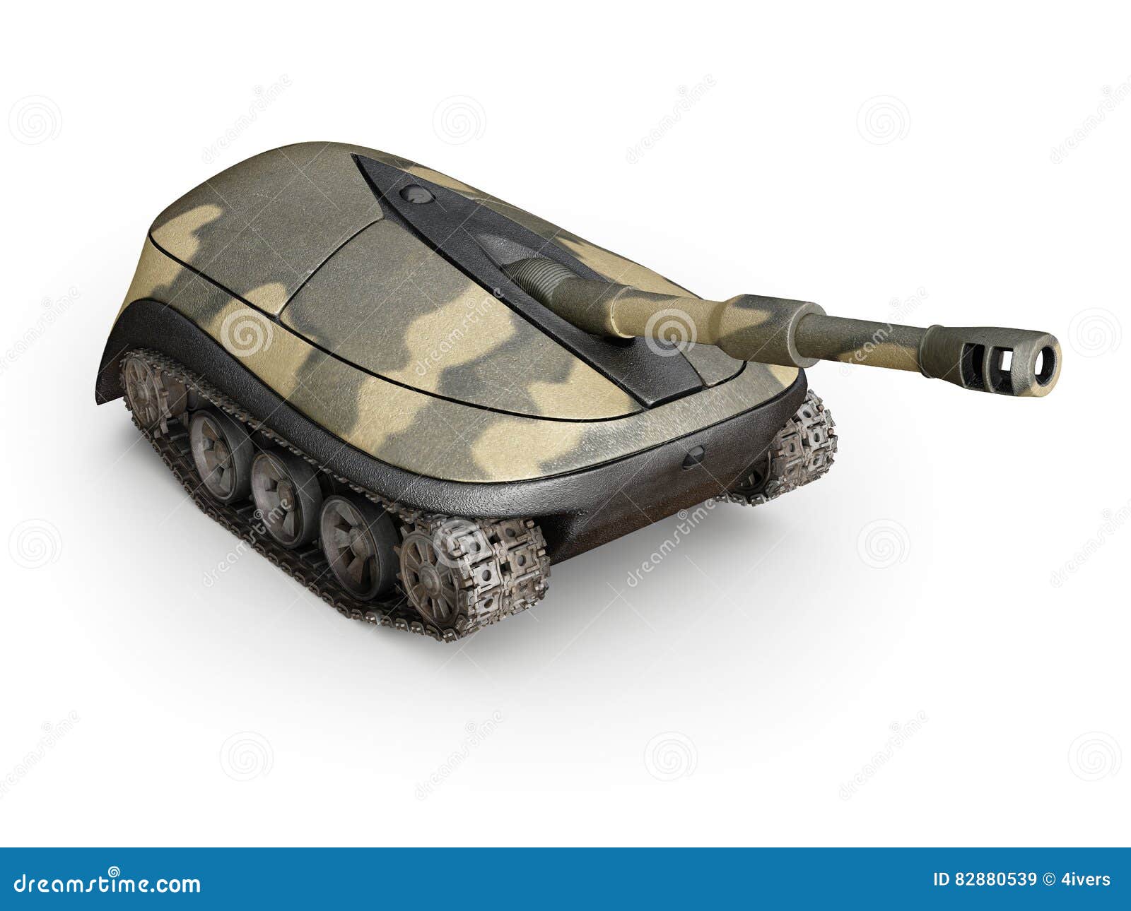 Computer Mouse in Form of a Tank Stock Illustration - Illustration of ...