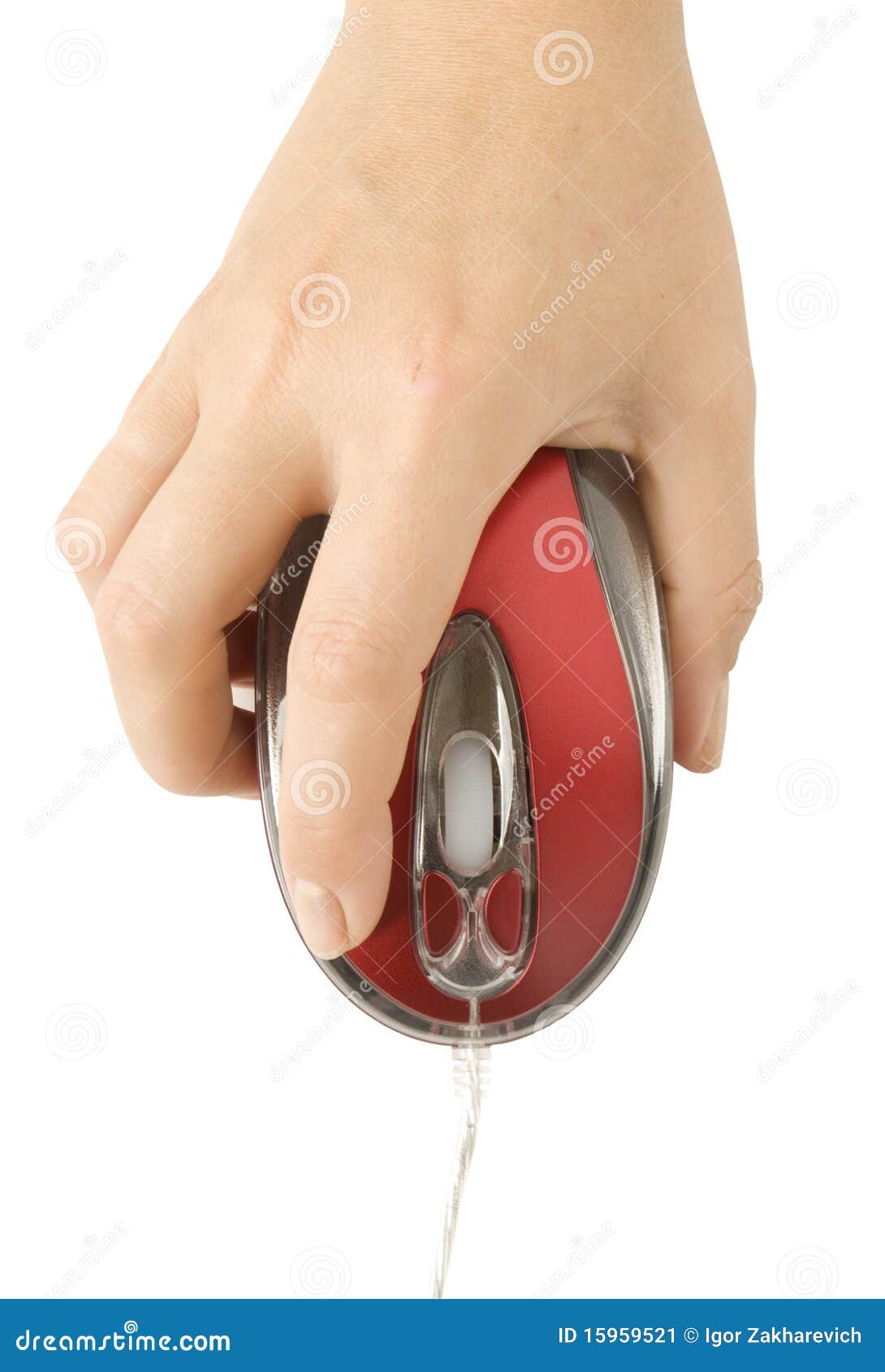 Computer mouse in hand stock image. Image of instrument - 15959521