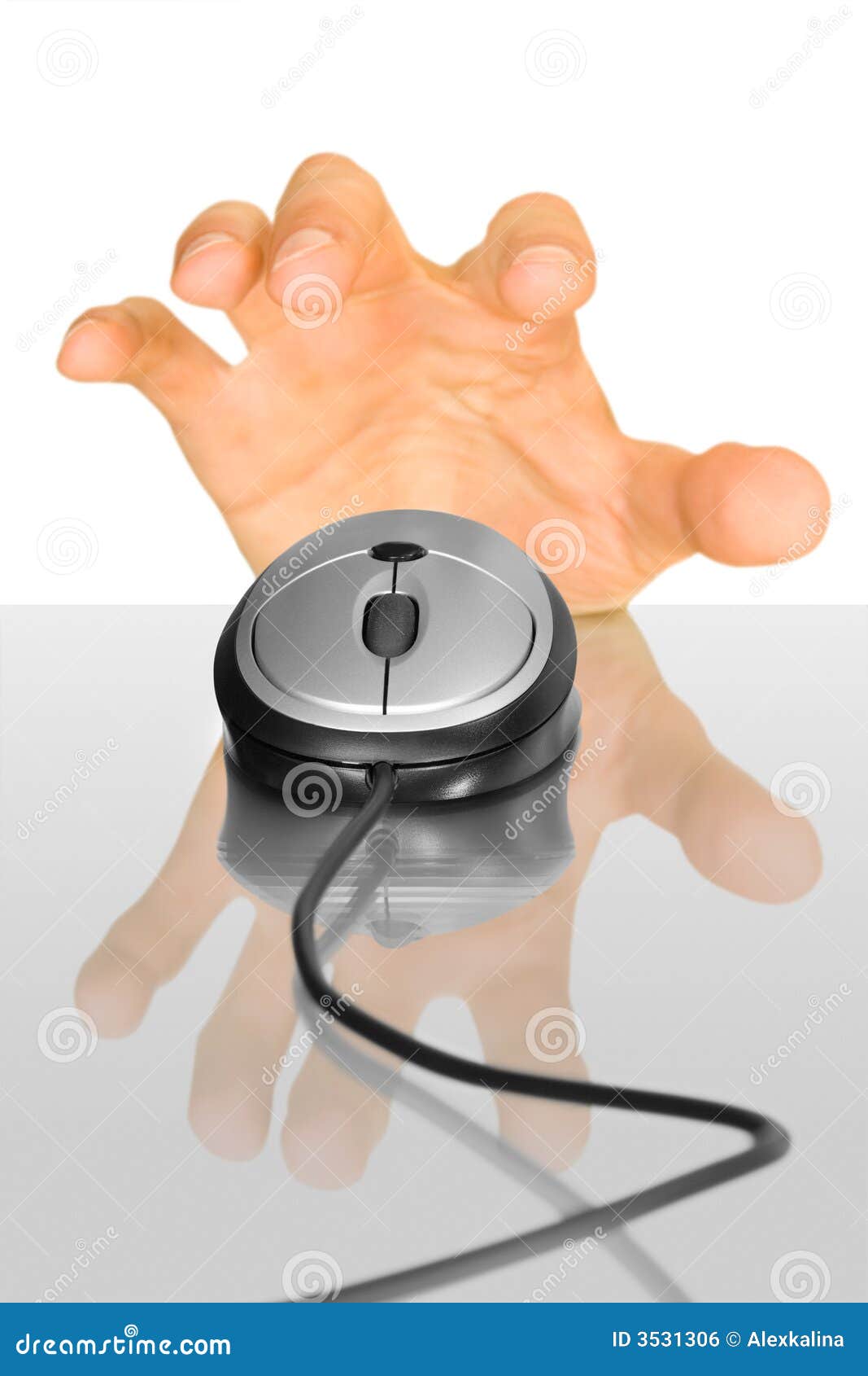 Computer mouse and hand stock photo. Image of technology - 3531306