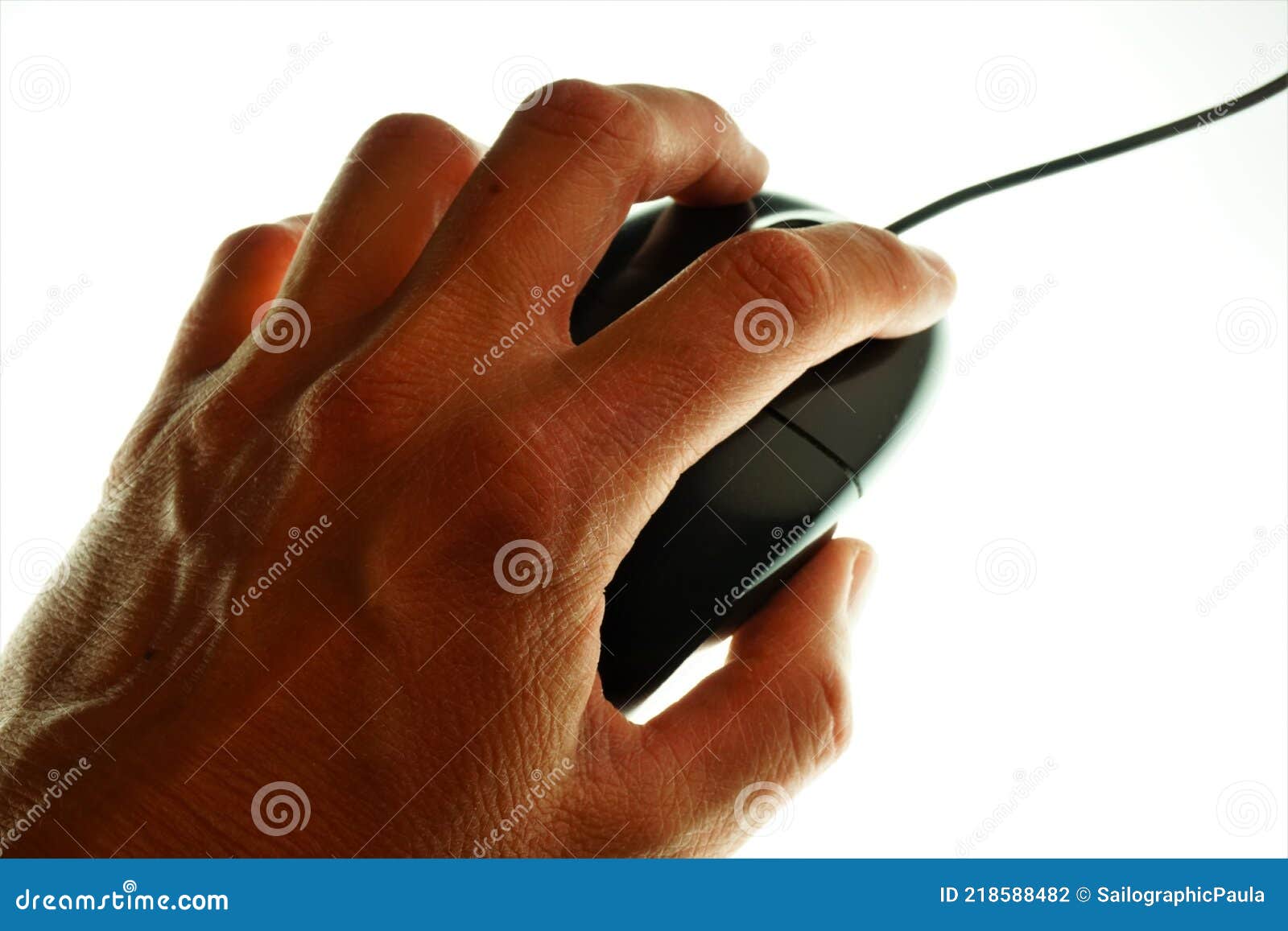 Computer Mouse with Hand To Work with the PC and Control Movements ...