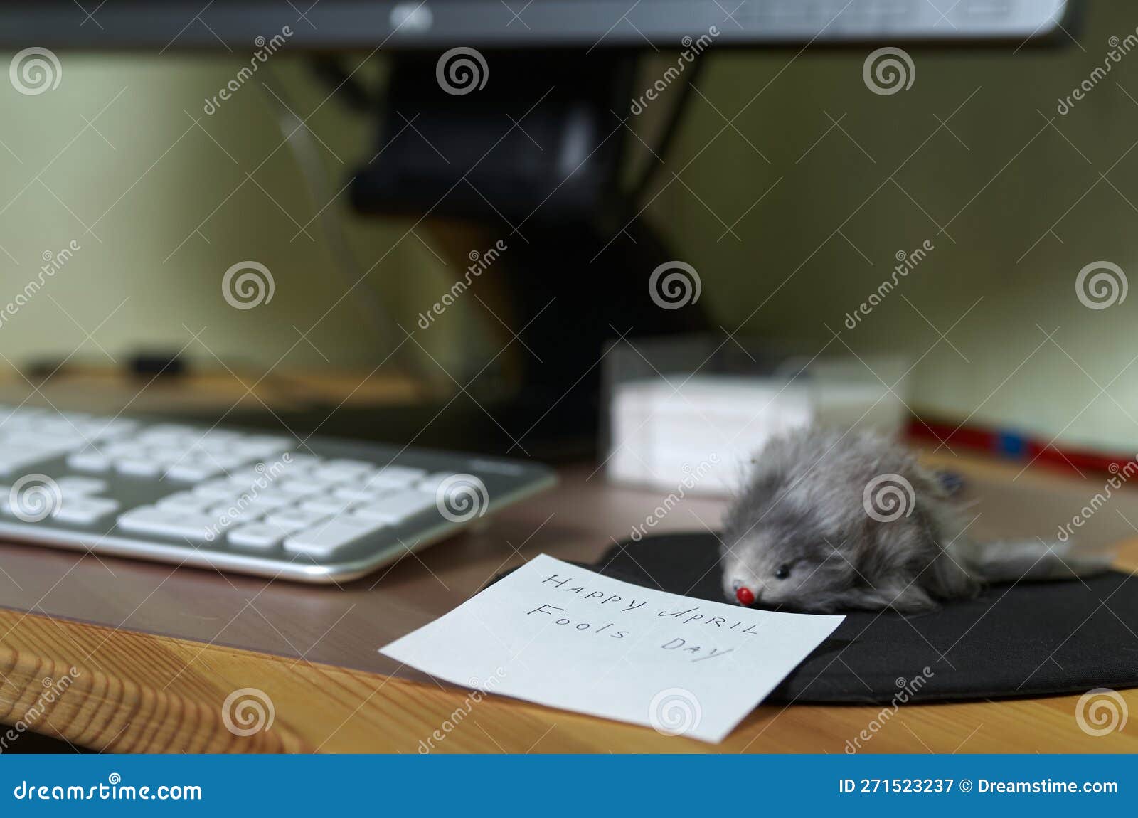 Prank With Mouse Trap And Alarm Clock Royalty-Free Stock Image ...