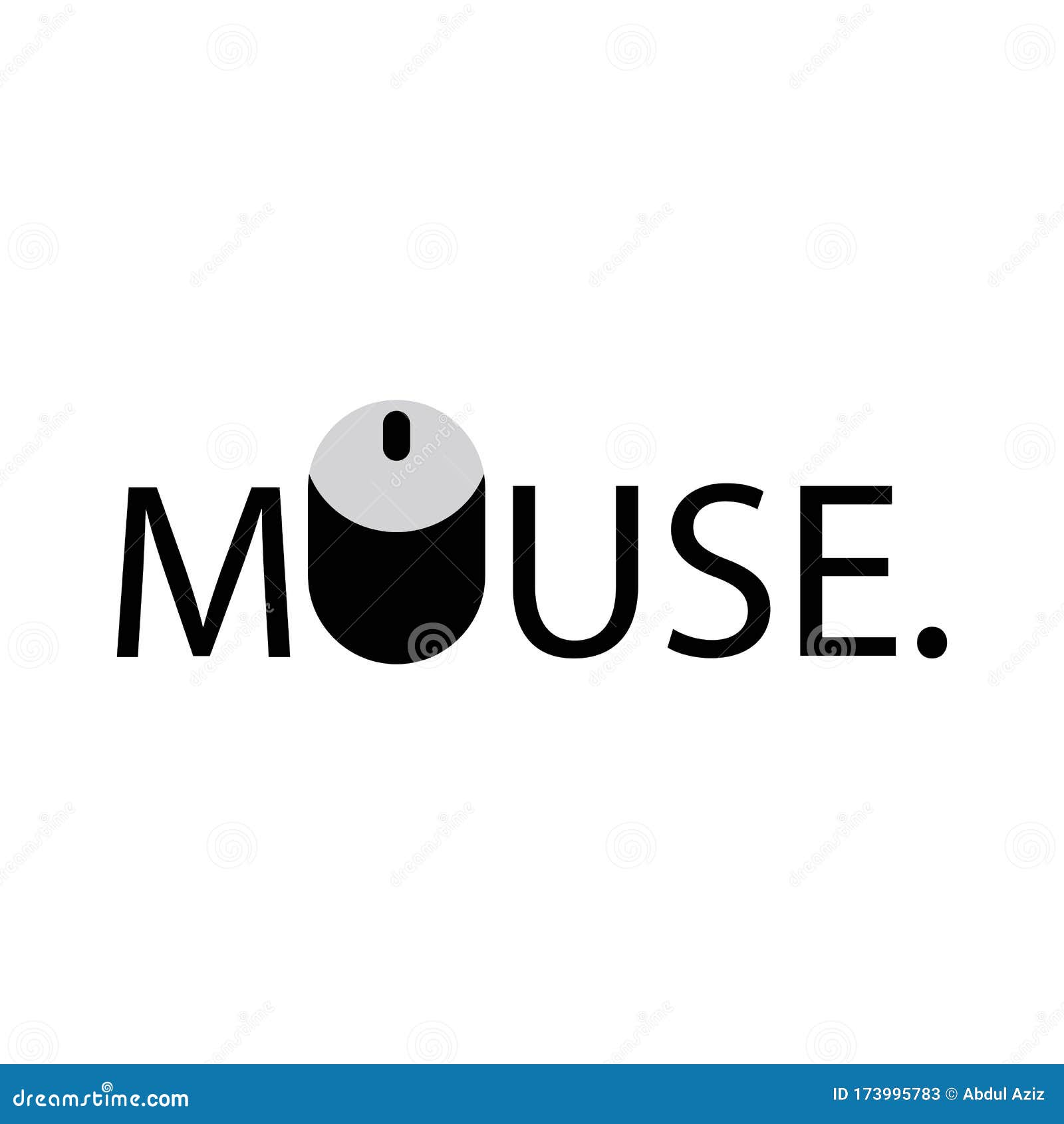 Computer mouse logo vector stock vector. Illustration of office - 173995783