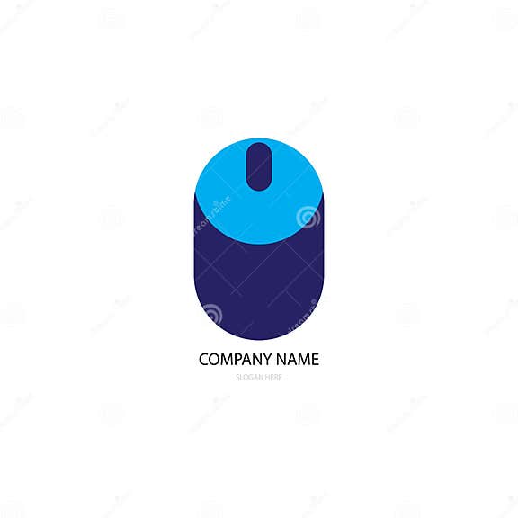 Computer mouse logo vector stock vector. Illustration of work - 173995840