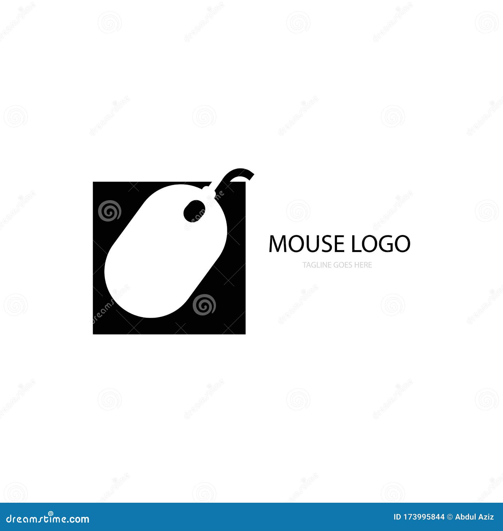 Computer mouse logo vector stock vector. Illustration of multimedia ...