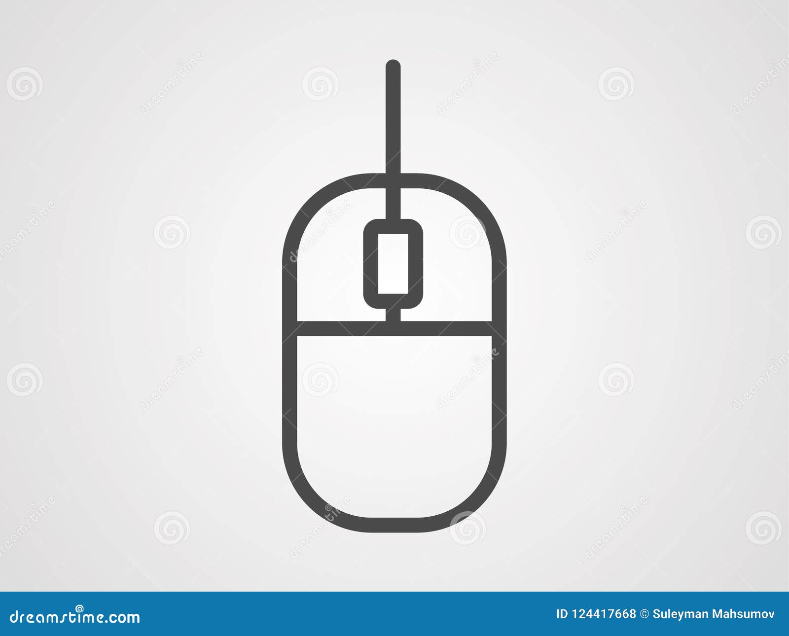 Mouse Vector Icon Sign Symbol Stock Vector - Illustration of icon ...