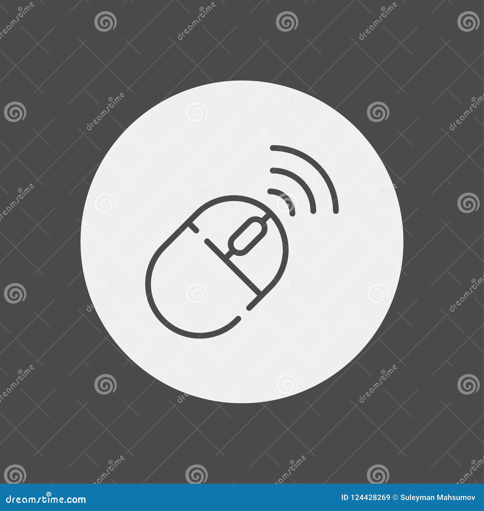 Mouse Vector Icon Sign Symbol Stock Vector - Illustration of icon ...