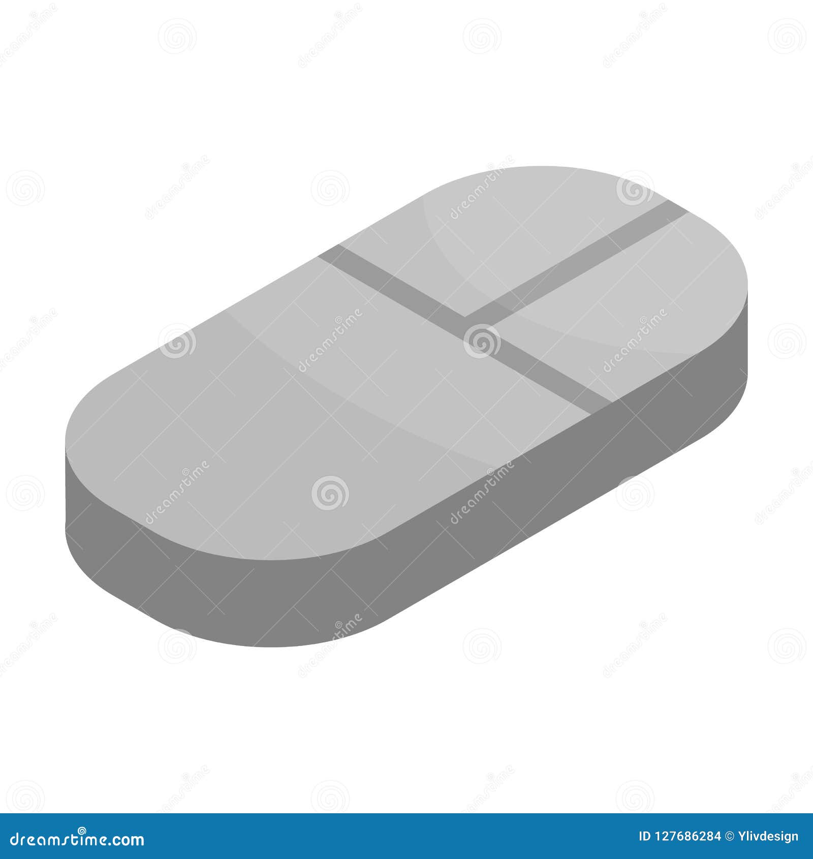 Computer Mouse Icon, Isometric Style Stock Vector - Illustration of ...