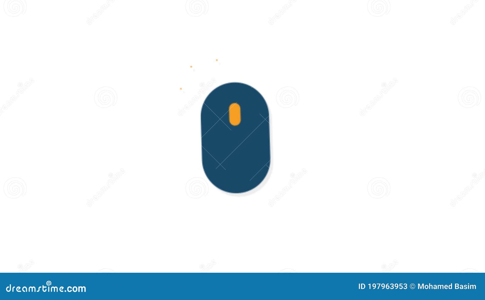 Computer Mouse Icon for Motion Graphic Stock Video - Video of abstract ...