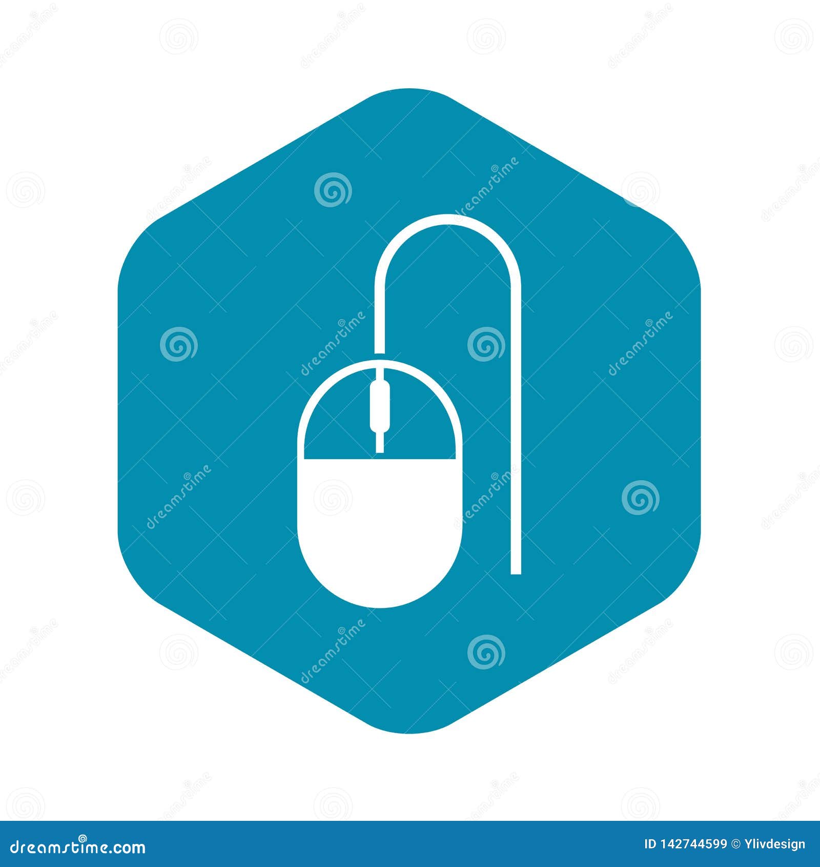 Computer Mouse Icon, Simple Style Stock Vector - Illustration of ...
