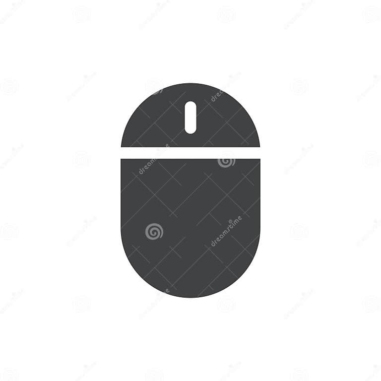 Computer Mouse Icon Simple Vector Symbol Stock Vector - Illustration of ...