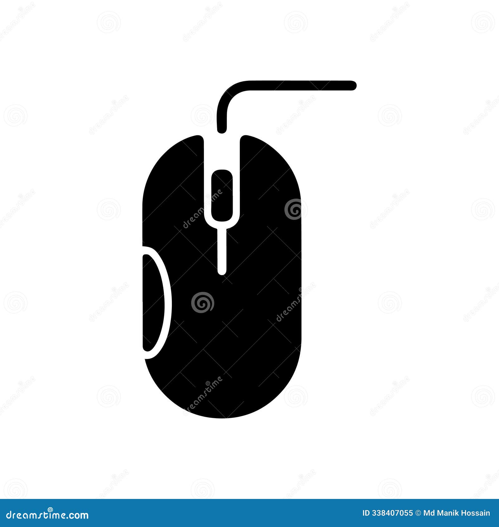 A Computer Mouse Icon is a Simplified Graphic Representation of a ...
