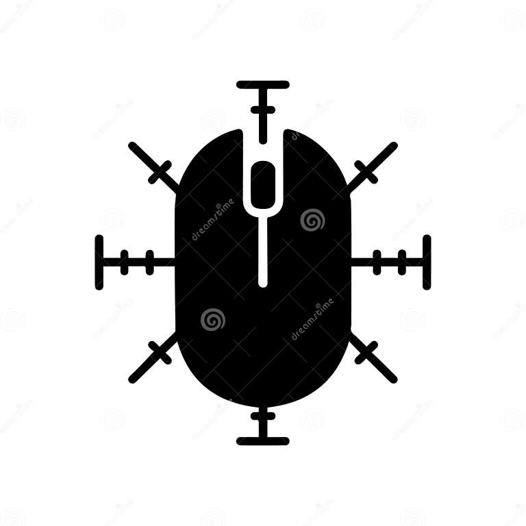 A Computer Mouse Icon is a Simplified Graphic Representation of a ...