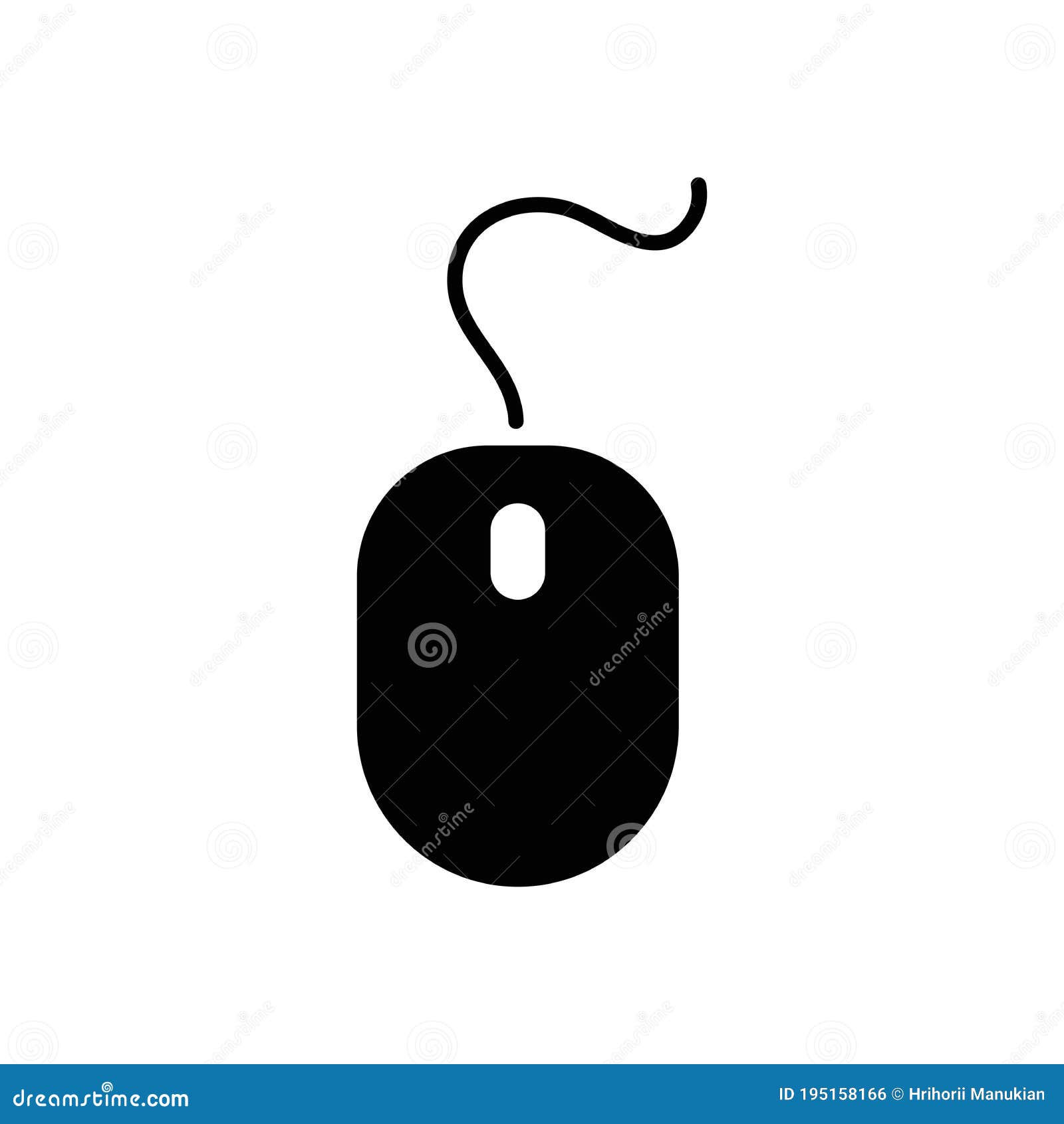 Computer Mouse Icon Symbol. PC Mouse Icon Vector Isolated Illustration ...