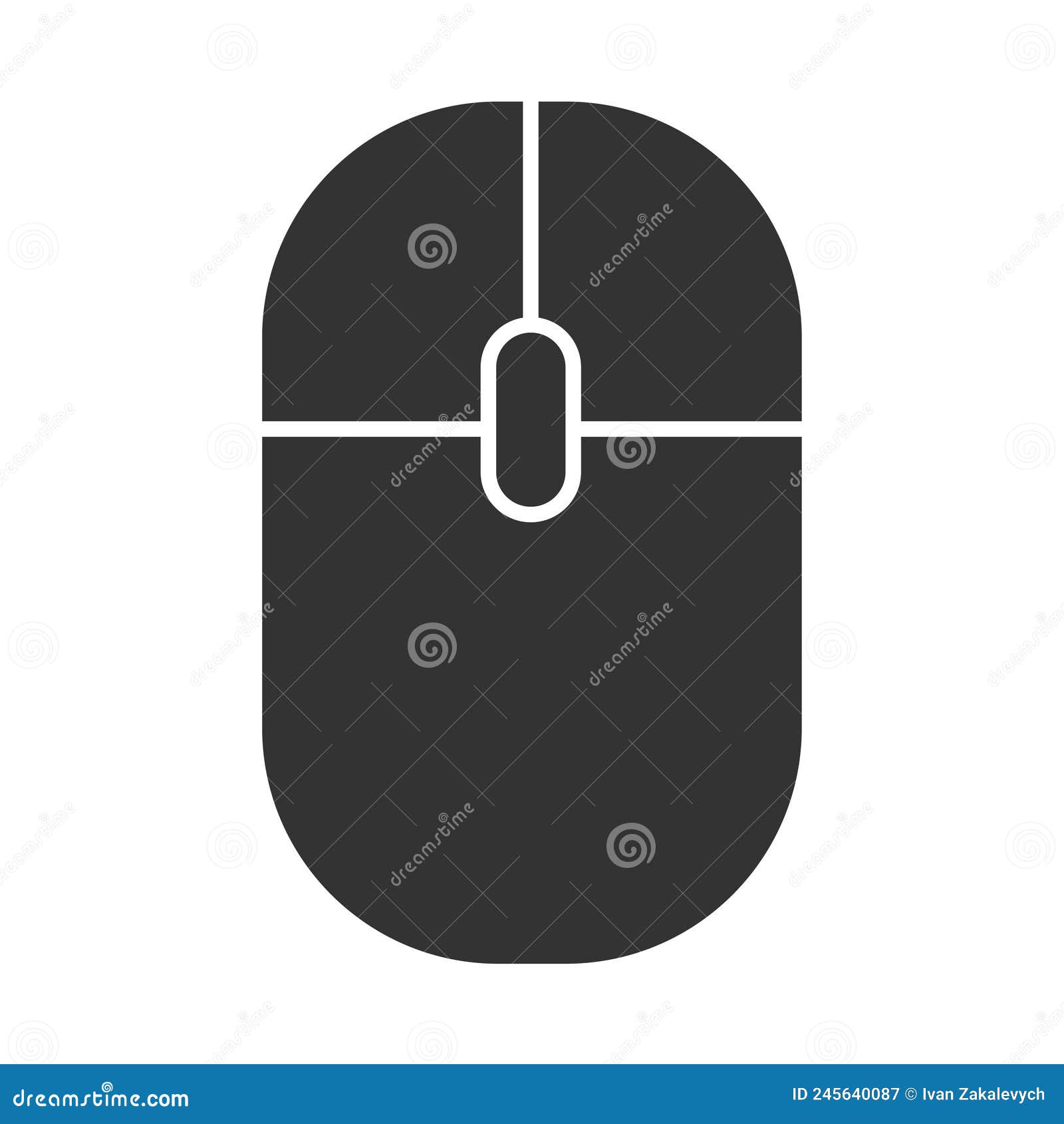 Move Computer Mouse Up Line And Silhouette Color Icon Set. Mouse PC ...