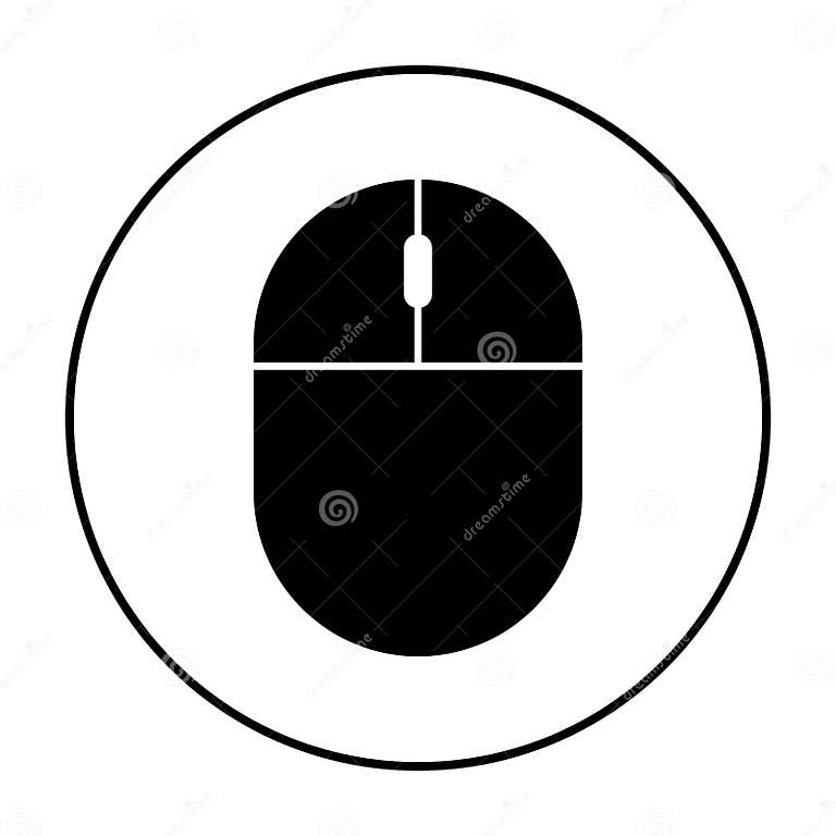 Computer Mouse Icon.Vector Simple 96x96 Pictogram Stock Vector ...