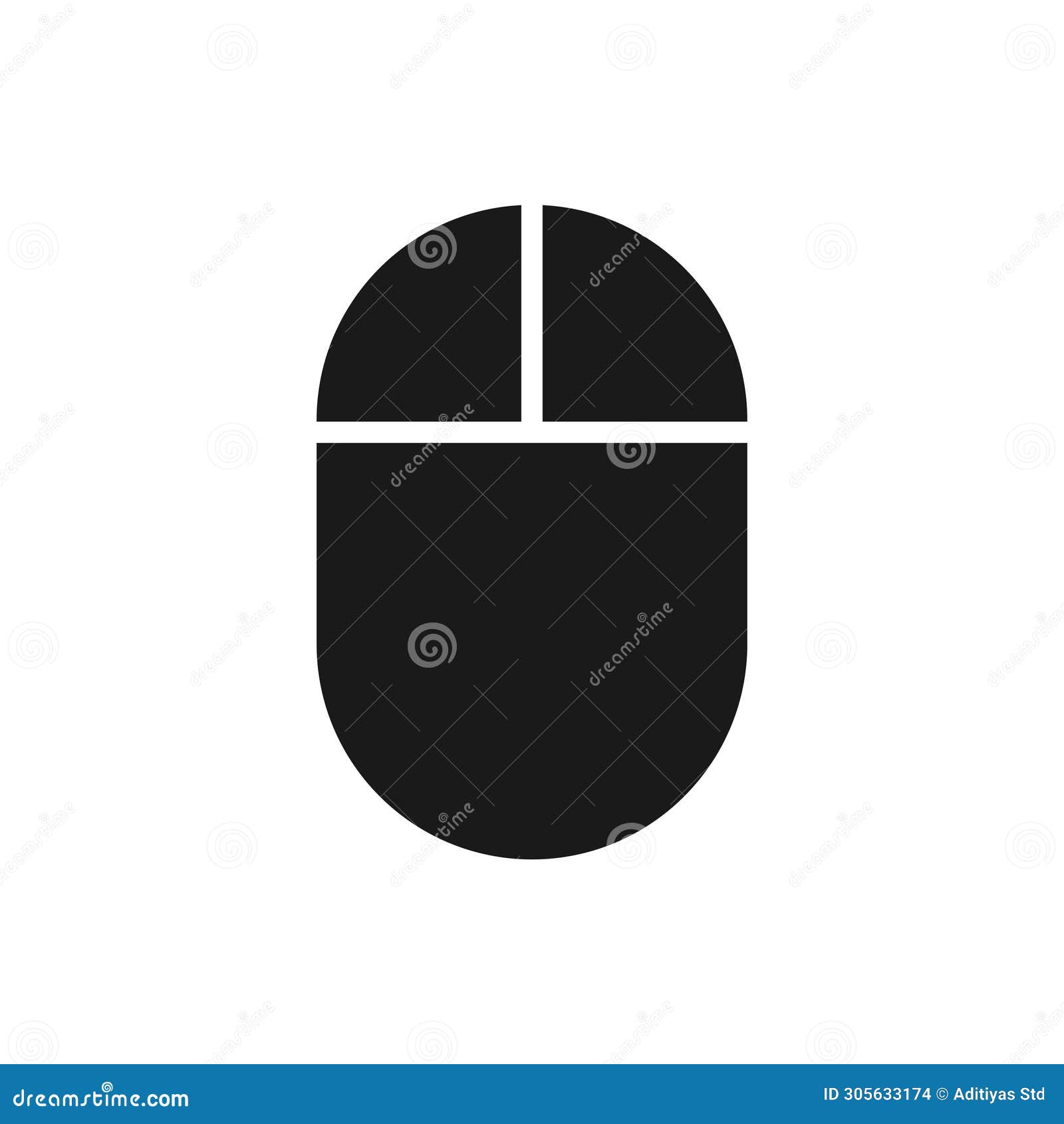 Computer Mouse Icons on White Background. Computer Mouse Stock ...