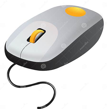 Computer Mouse, Illustration Stock Vector - Illustration of gadget ...