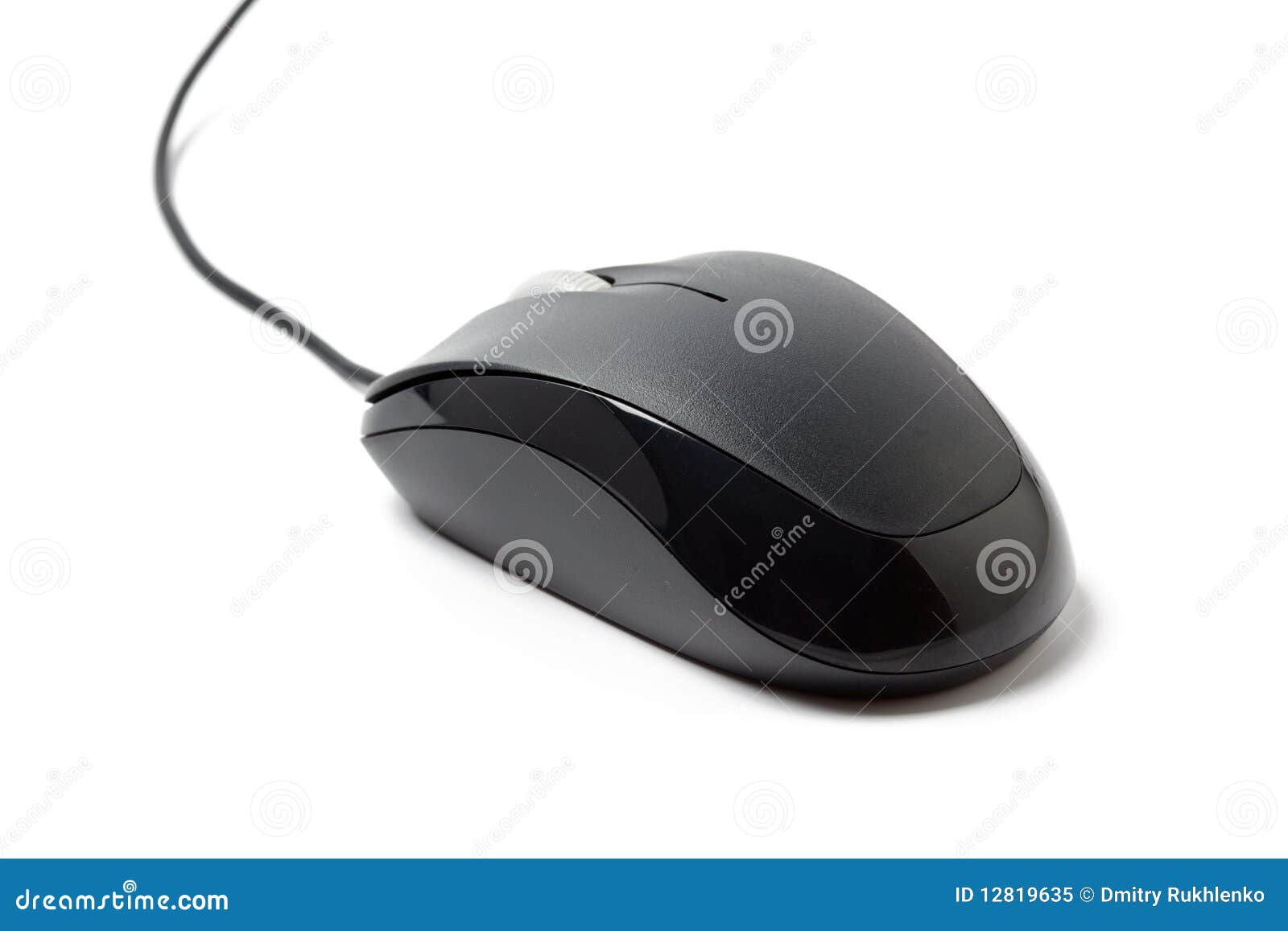 Computer mouse isolated stock image. Image of black, computer - 12819635