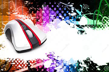 Computer Mouse Layout stock illustration. Illustration of grid - 11858717