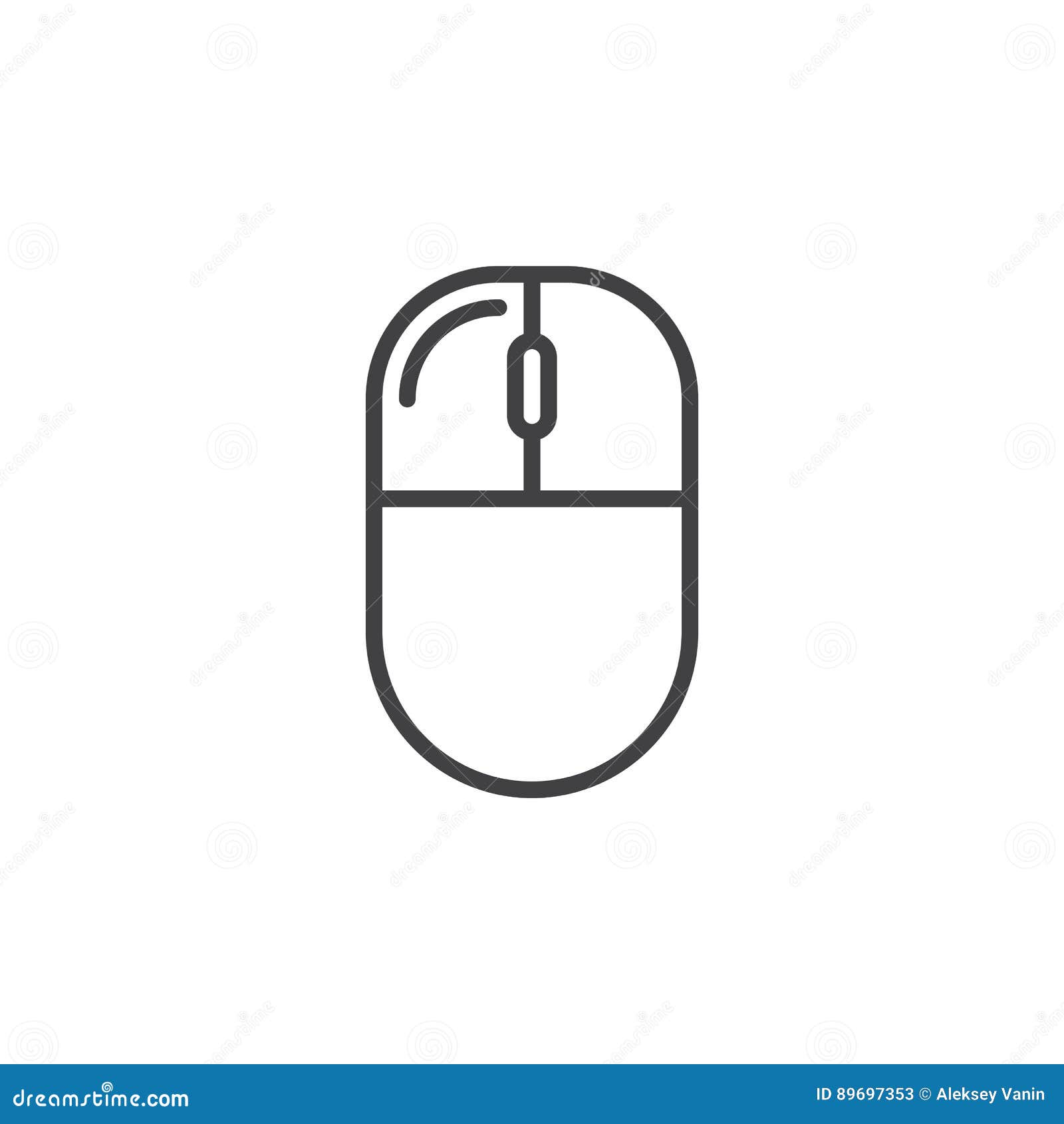 Computer Mouse Left Click Line Icon, Outline Vector Sign Stock Vector ... Computer Mouse Left Click Line Icon, Outline Vector Sign Stock Vector ...
