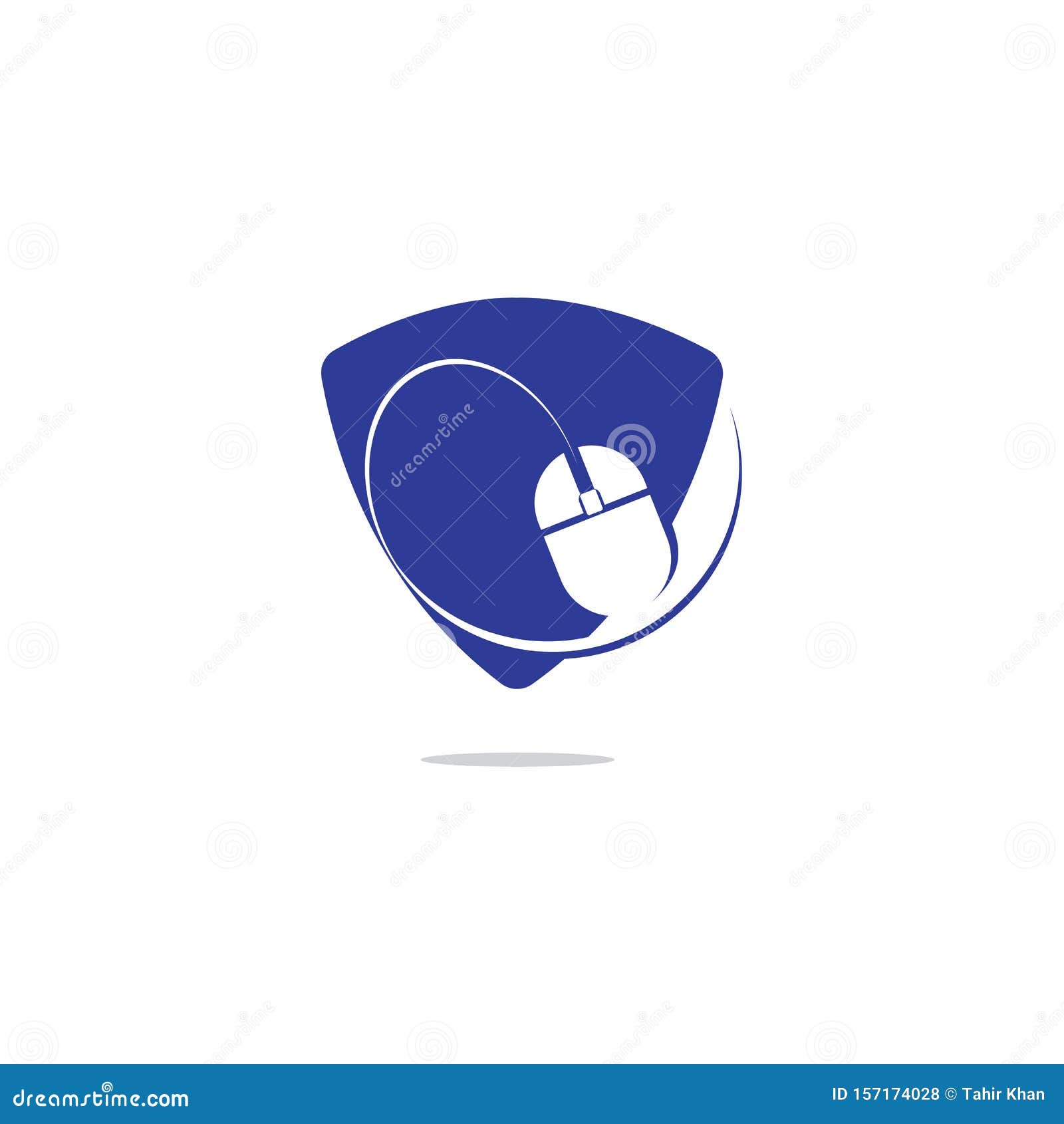 Computer Mouse Logo Design. Stock Vector - Illustration of click ...