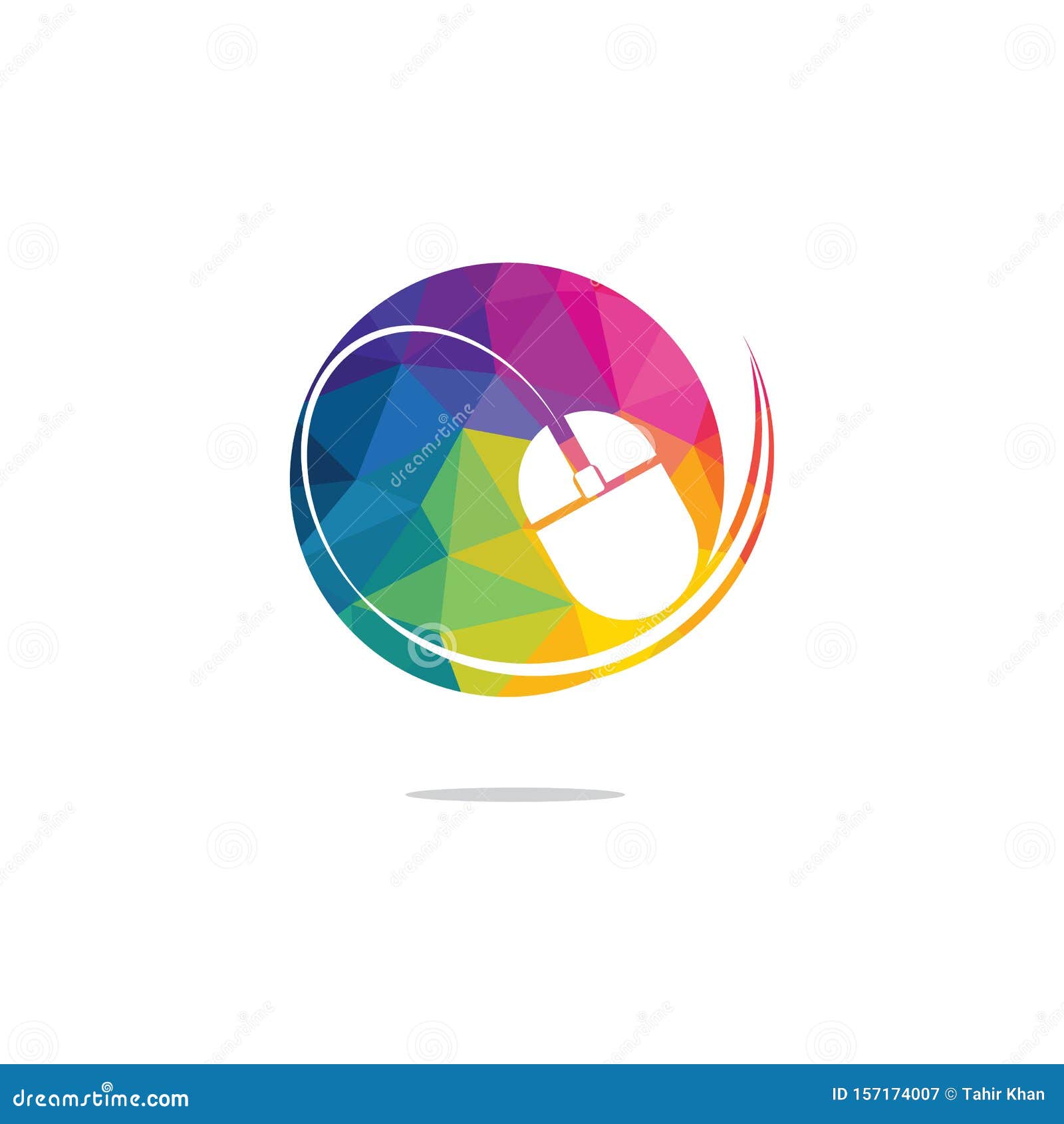 Computer Mouse Logo Design. Stock Vector - Illustration of logo ...