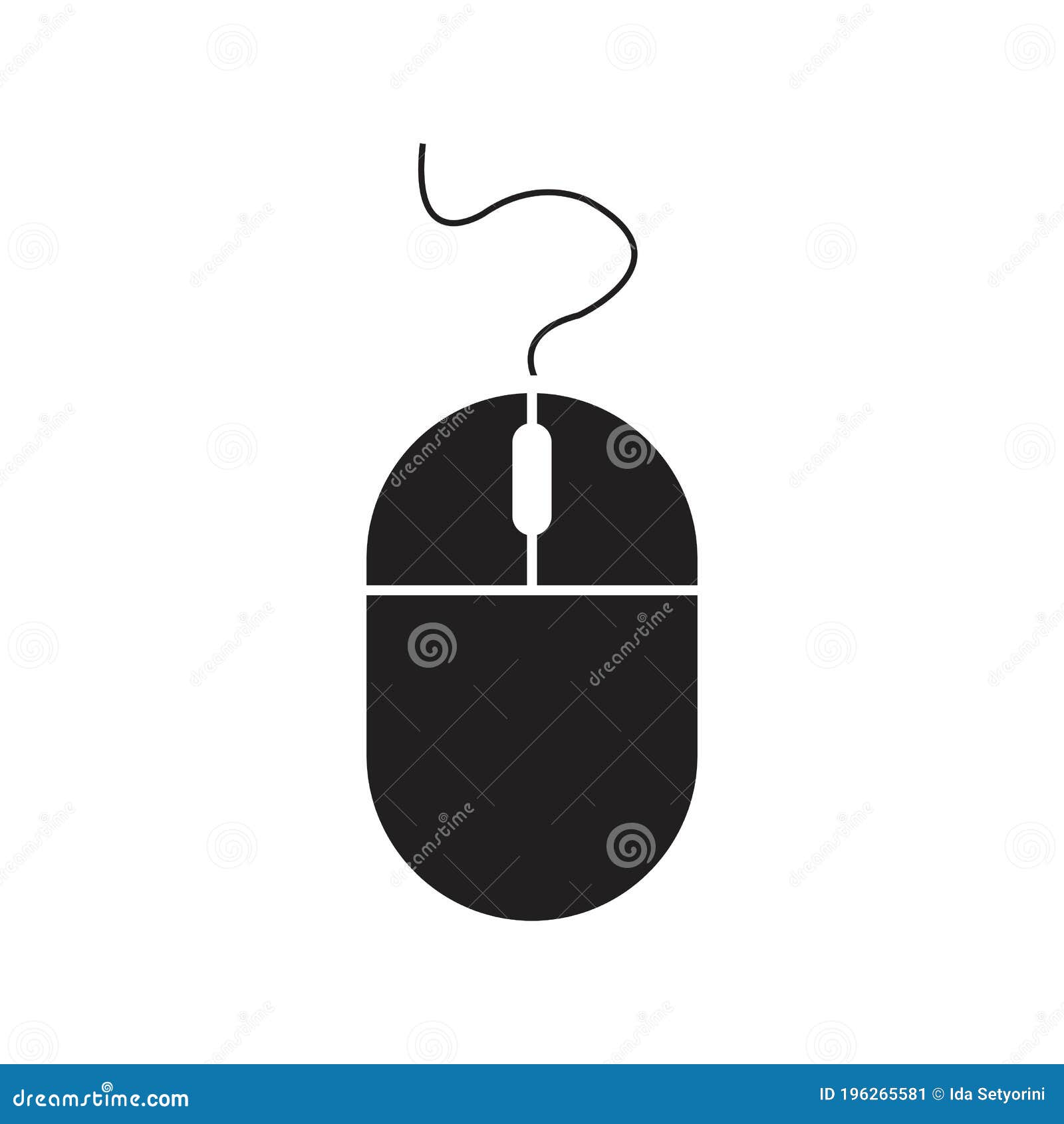 Computer mouse logo stock vector. Illustration of icon - 196265581