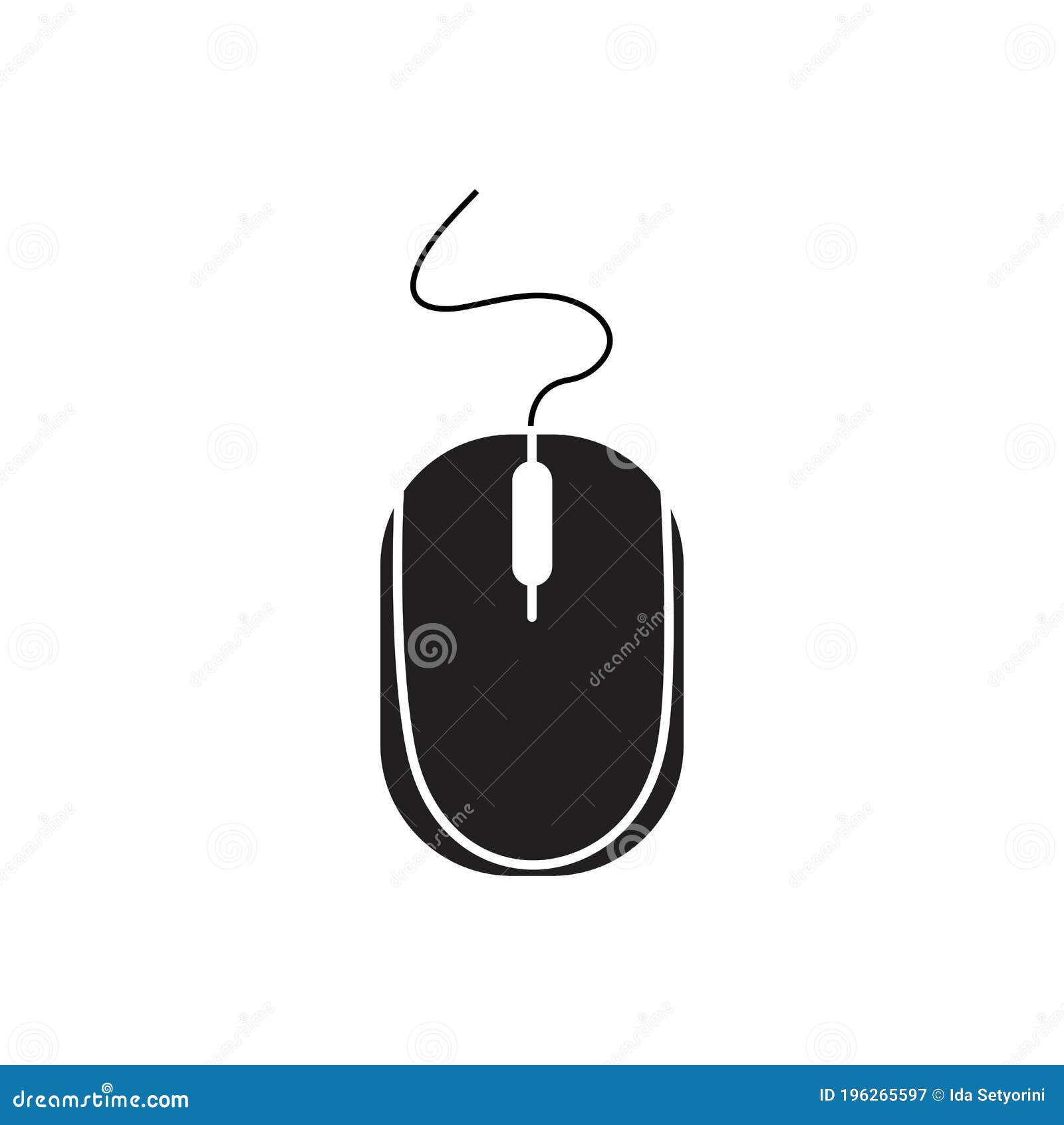 Computer mouse logo stock vector. Illustration of click - 196265597