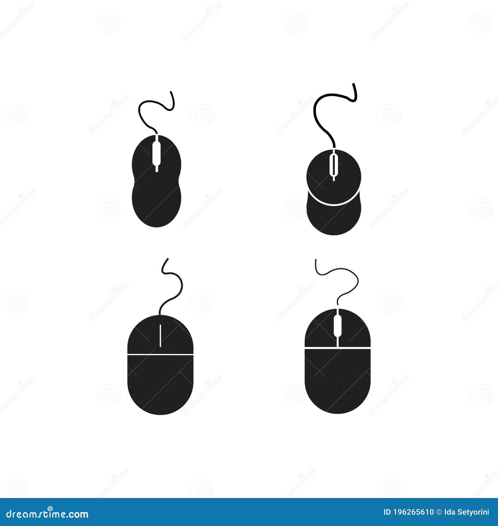 Computer mouse logo stock vector. Illustration of icon - 196265610