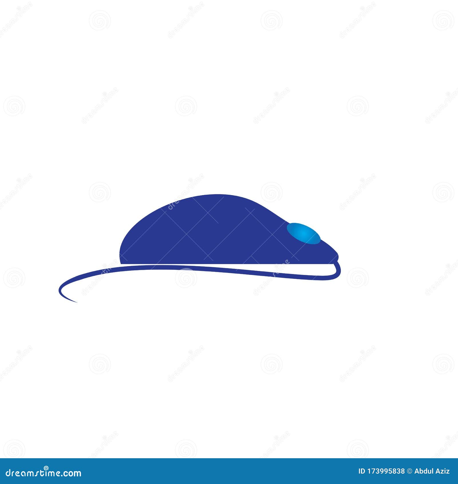 Computer mouse logo vector stock vector. Illustration of work - 173995838