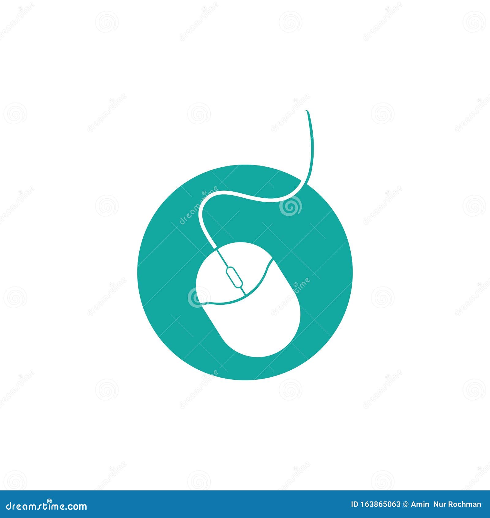 Computer Mouse Logo Vector Template Stock Vector - Illustration of ...