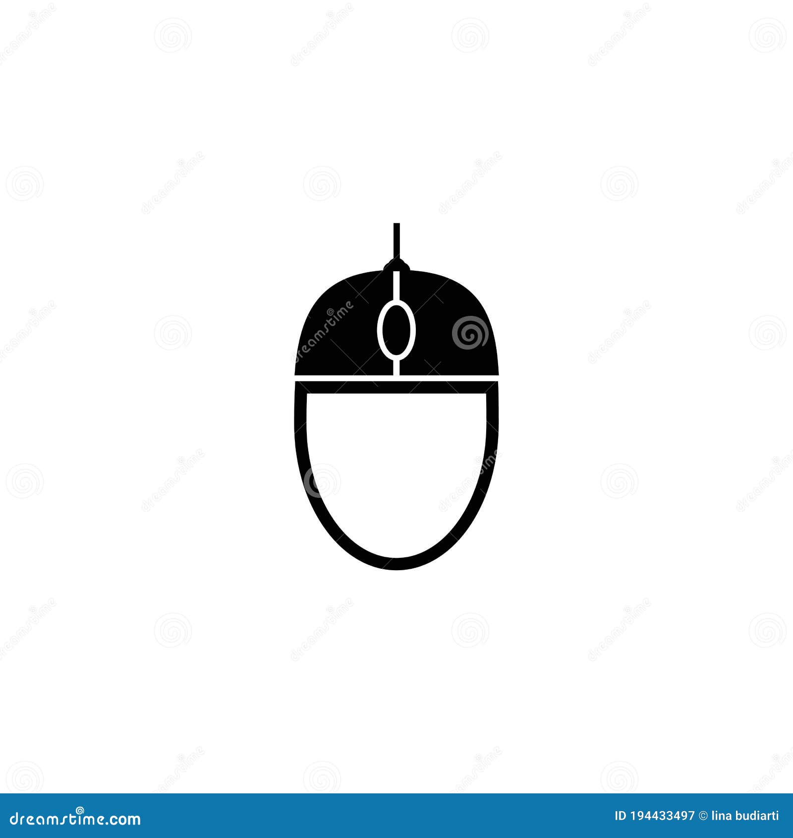 Computer mouse logo stock vector. Illustration of accessories - 194433497