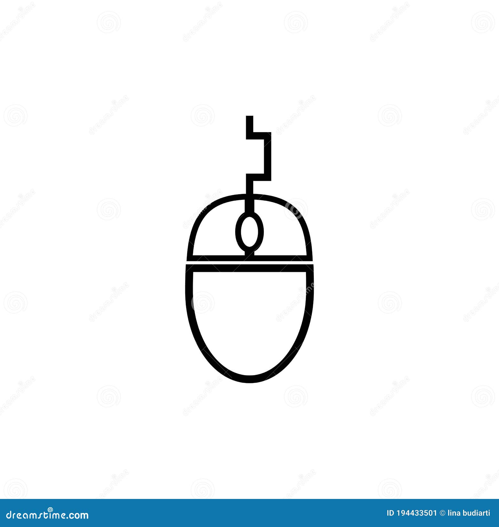 Computer mouse logo stock vector. Illustration of mouse - 194433501
