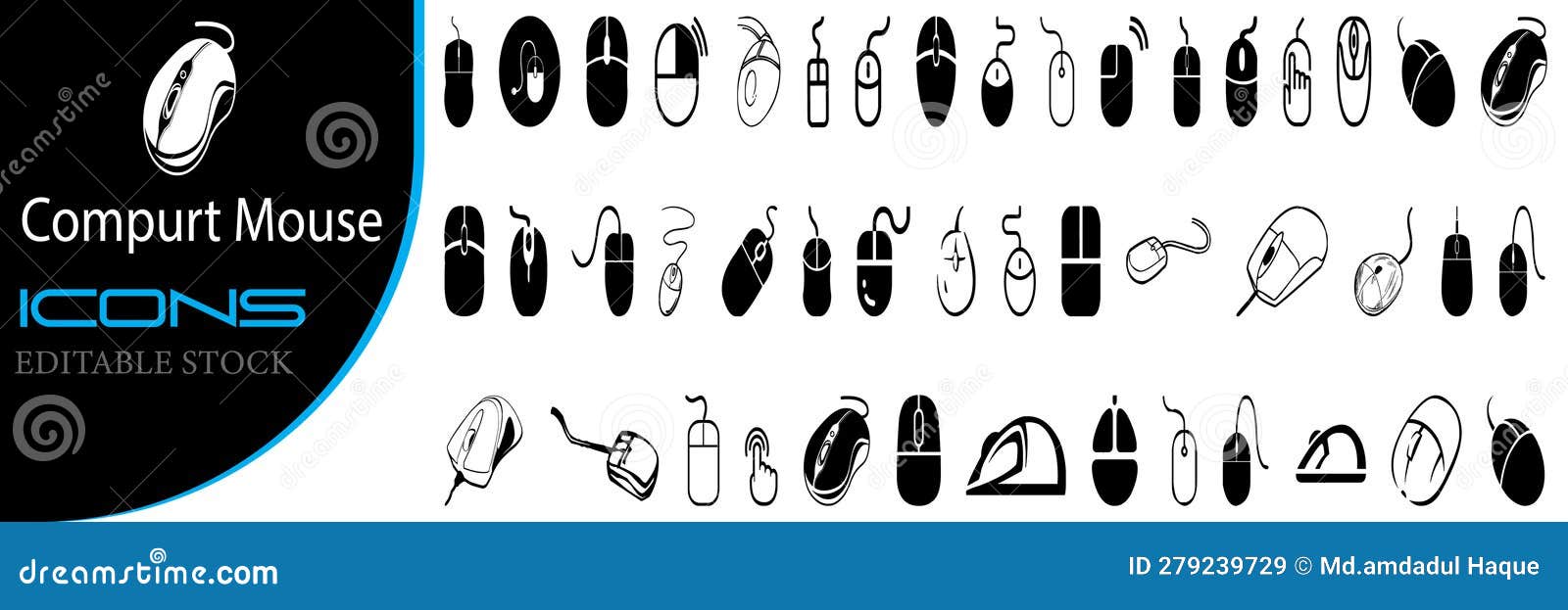 Computer Mouse Logos Creative Icon Design Stock Vector - Illustration ...