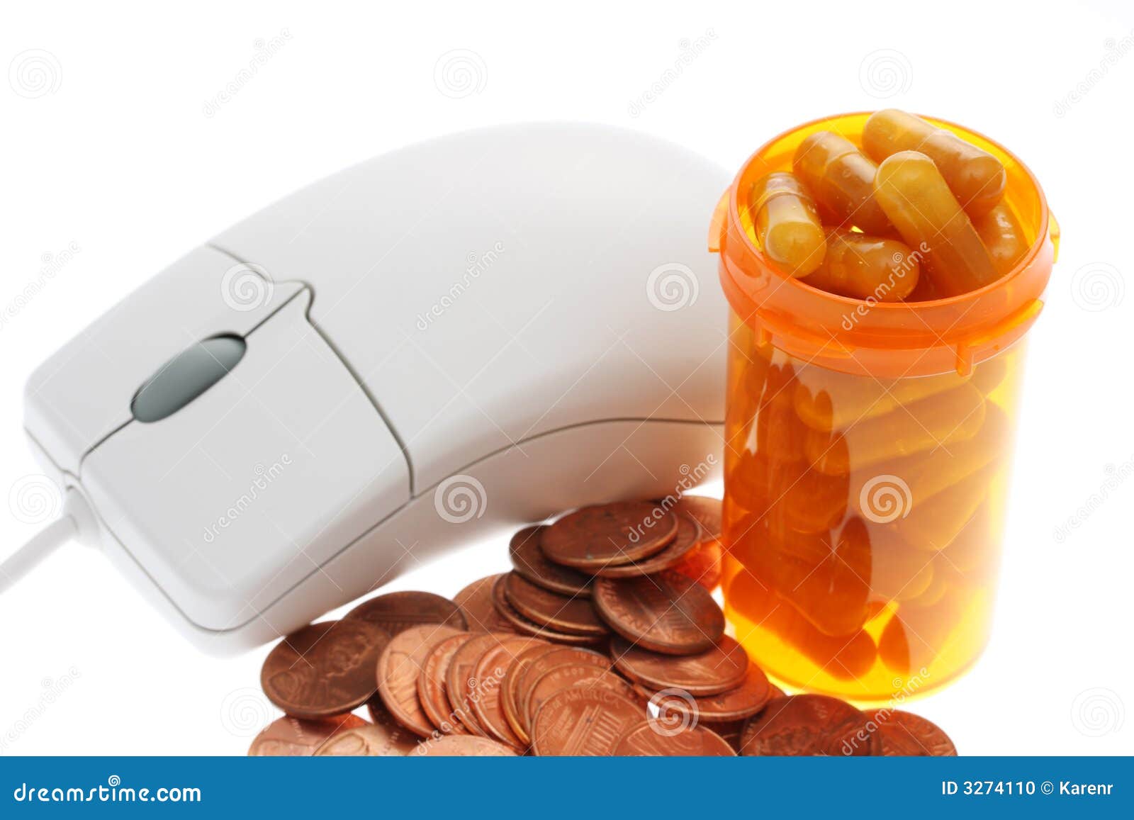 Computer Mouse Medicine Money Stock Photo - Image of connected, buying ...