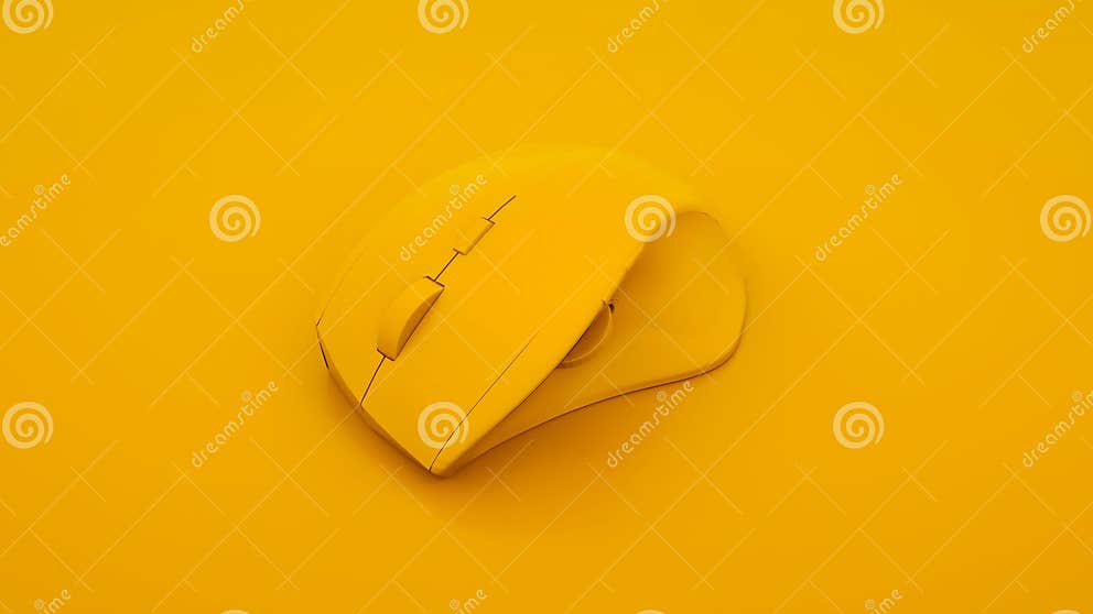 Computer Mouse. Minimal Idea Concept Stock Illustration - Illustration ...