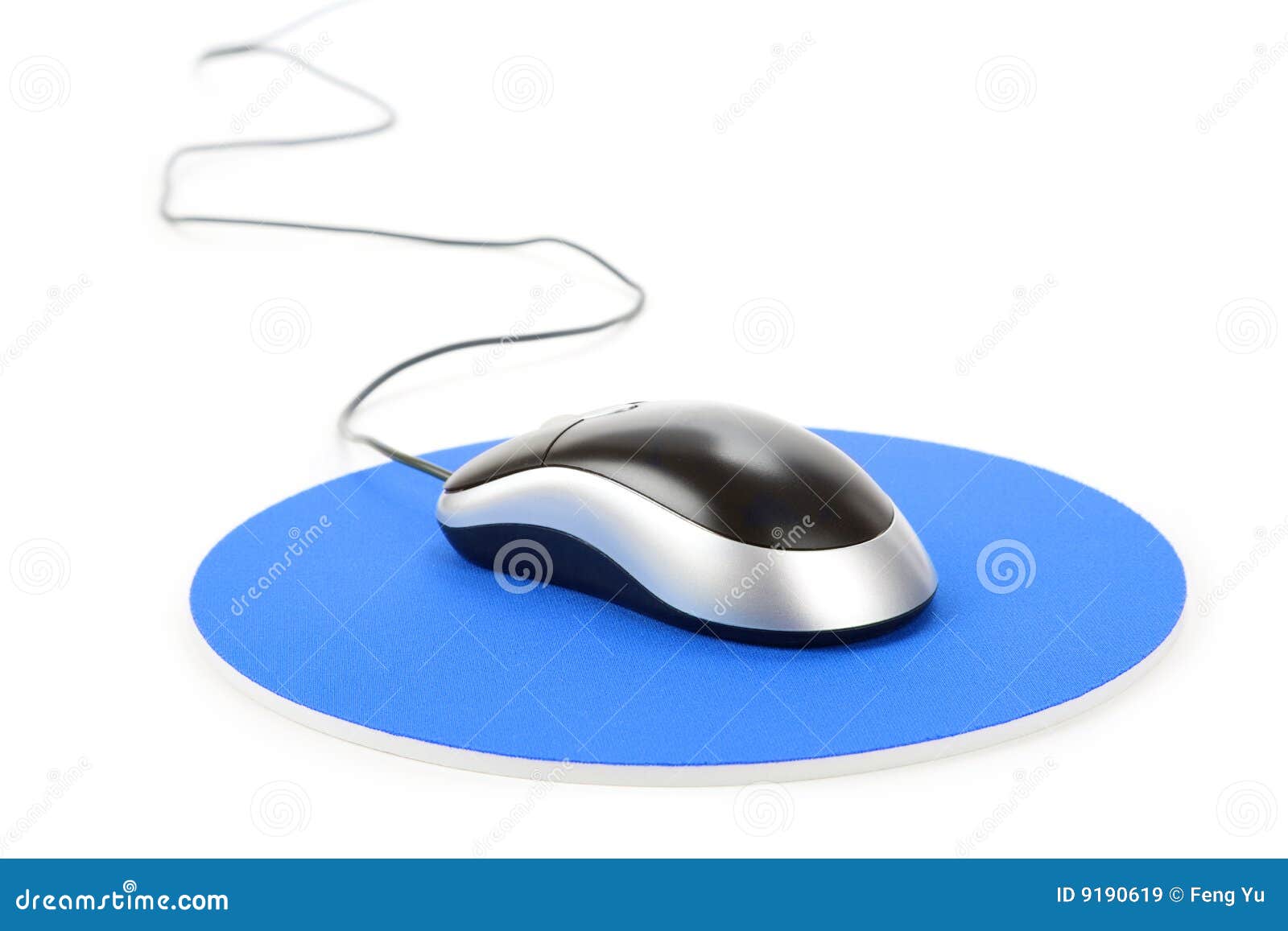 Computer Mouse and pad stock image. Image of connection - 9190619