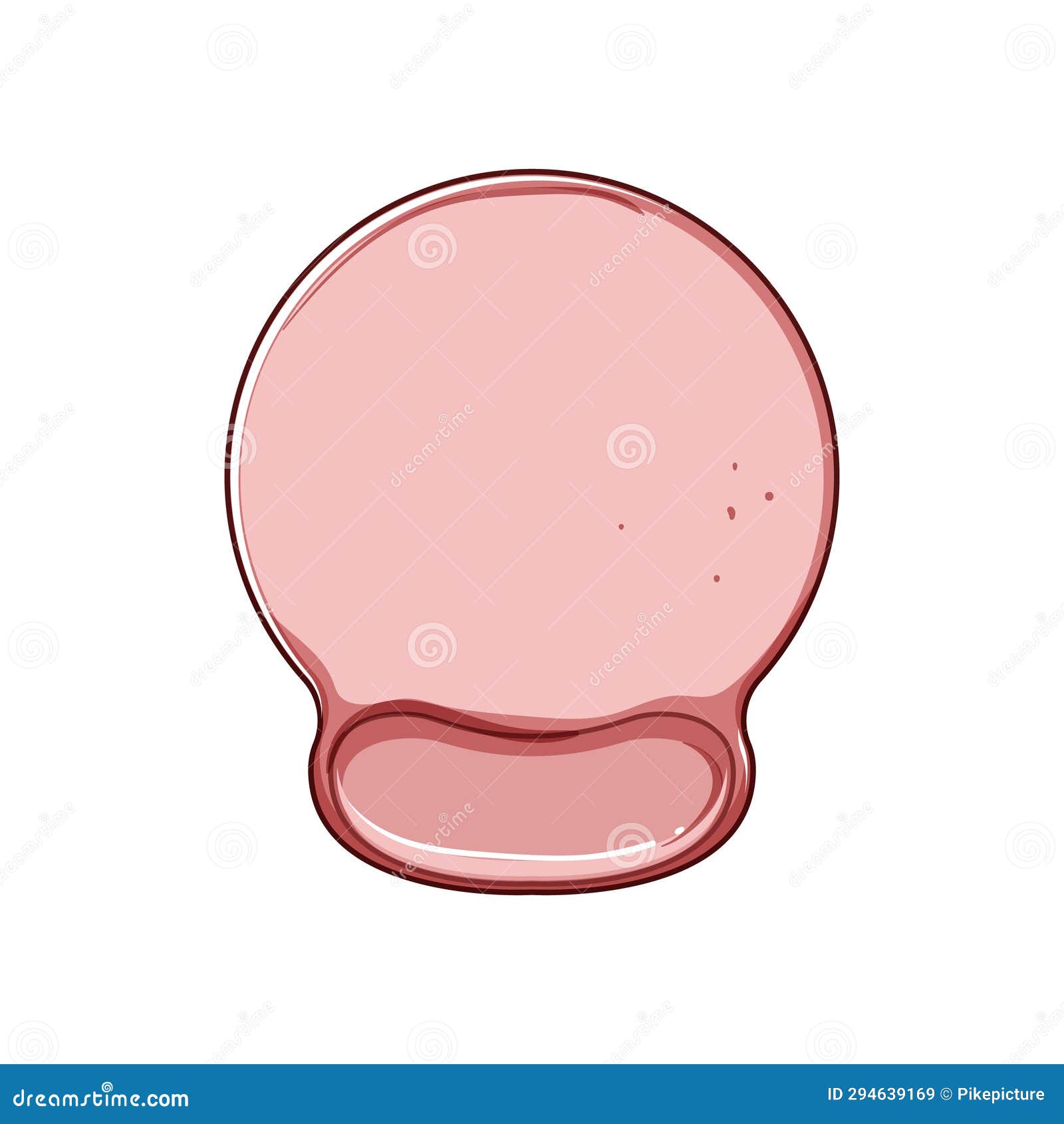 Computer Mouse Pad Cartoon Vector Illustration Stock Illustration ...
