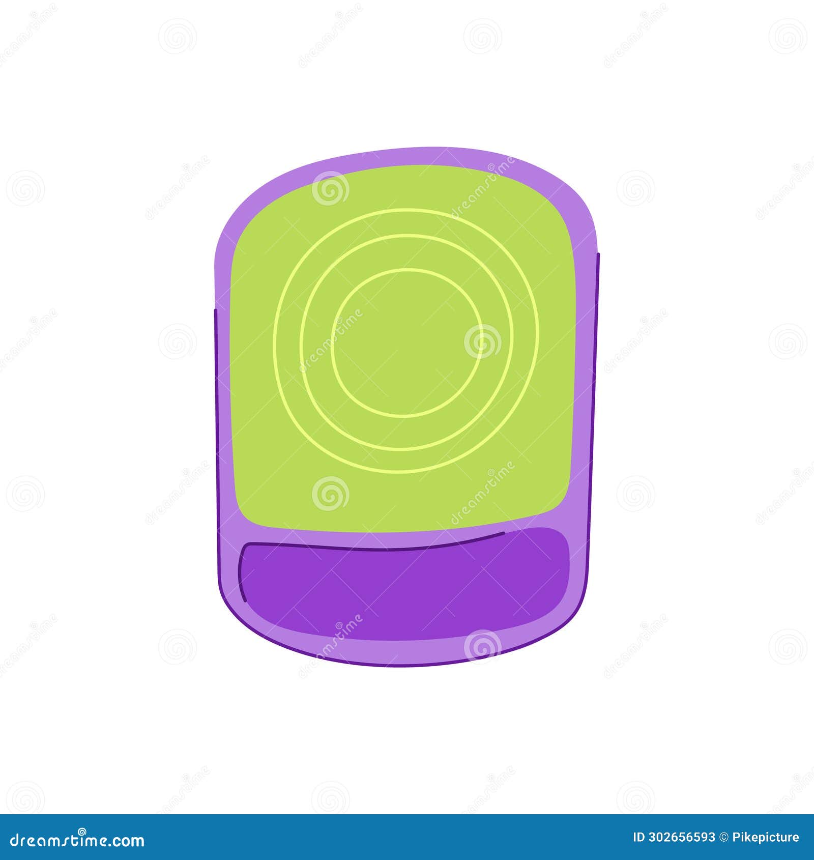 Computer Mouse Pad Cartoon Vector Illustration Stock Illustration ...