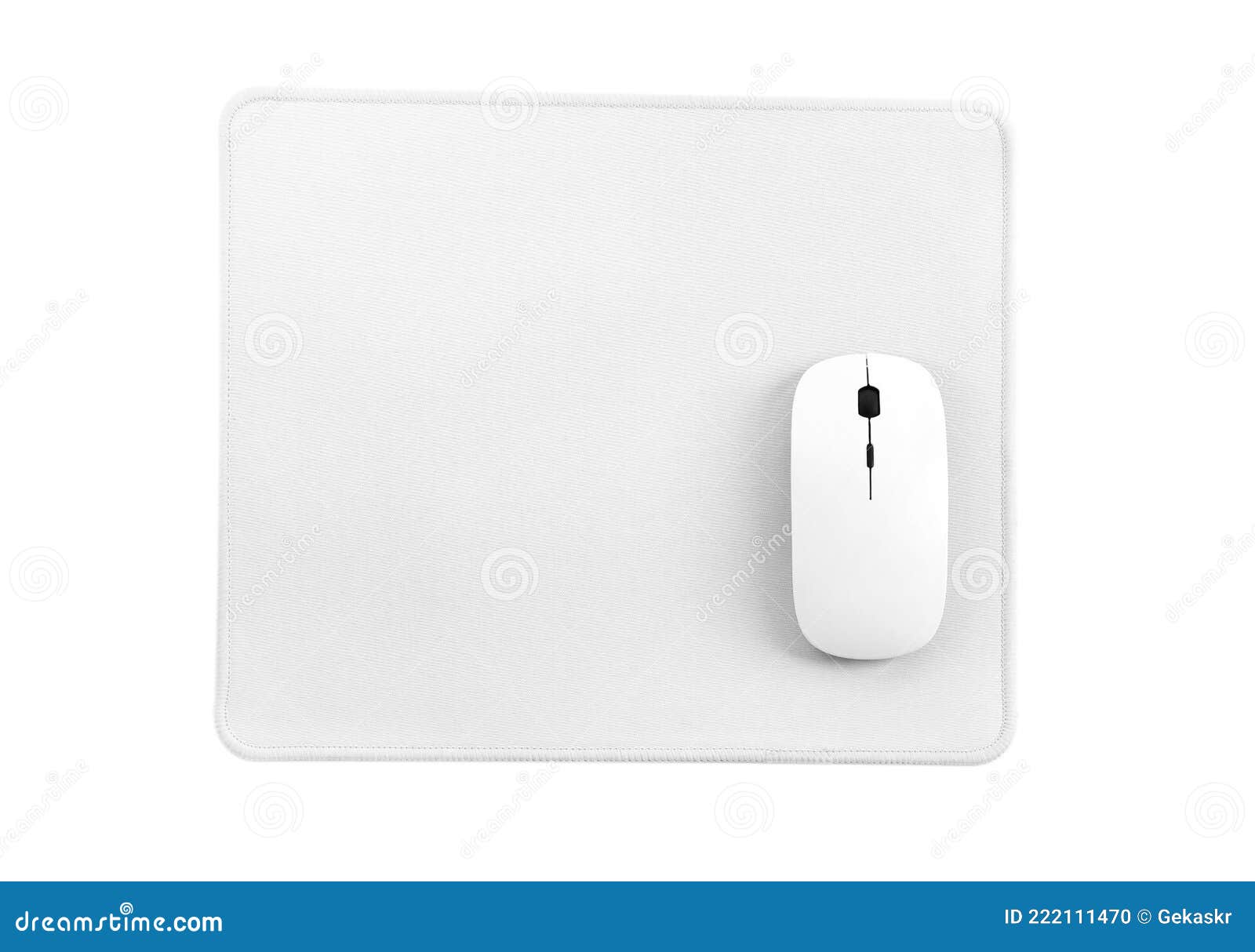 Computer Mouse on Mouse Pad Stock Photo - Image of computer, sample ...