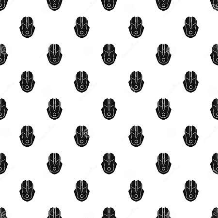 Computer Mouse Pattern, Simple Style Stock Vector - Illustration of ...