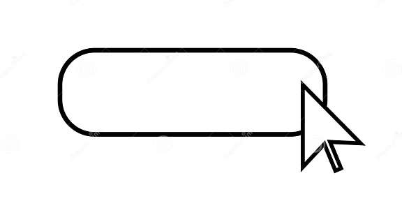 Computer Mouse Pointer Frame with Web Pointer. Stock Illustration ...