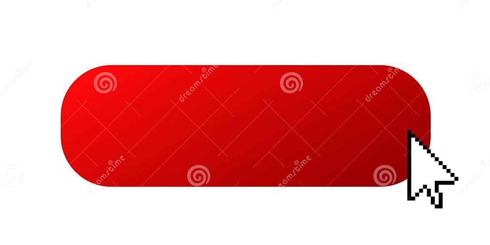 Computer Mouse Pointer Frame with Web Pointer. Stock Illustration - Illustration of gradient ...