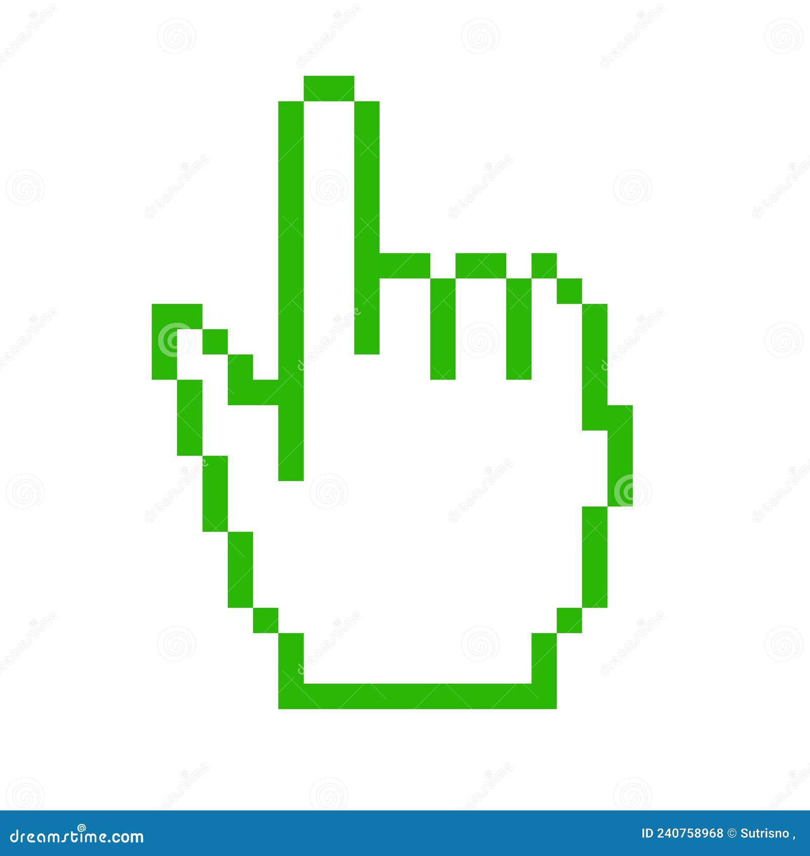 Hand Mouse Pointer. Computer Mouse Pointer Hand Icon. Stock ...