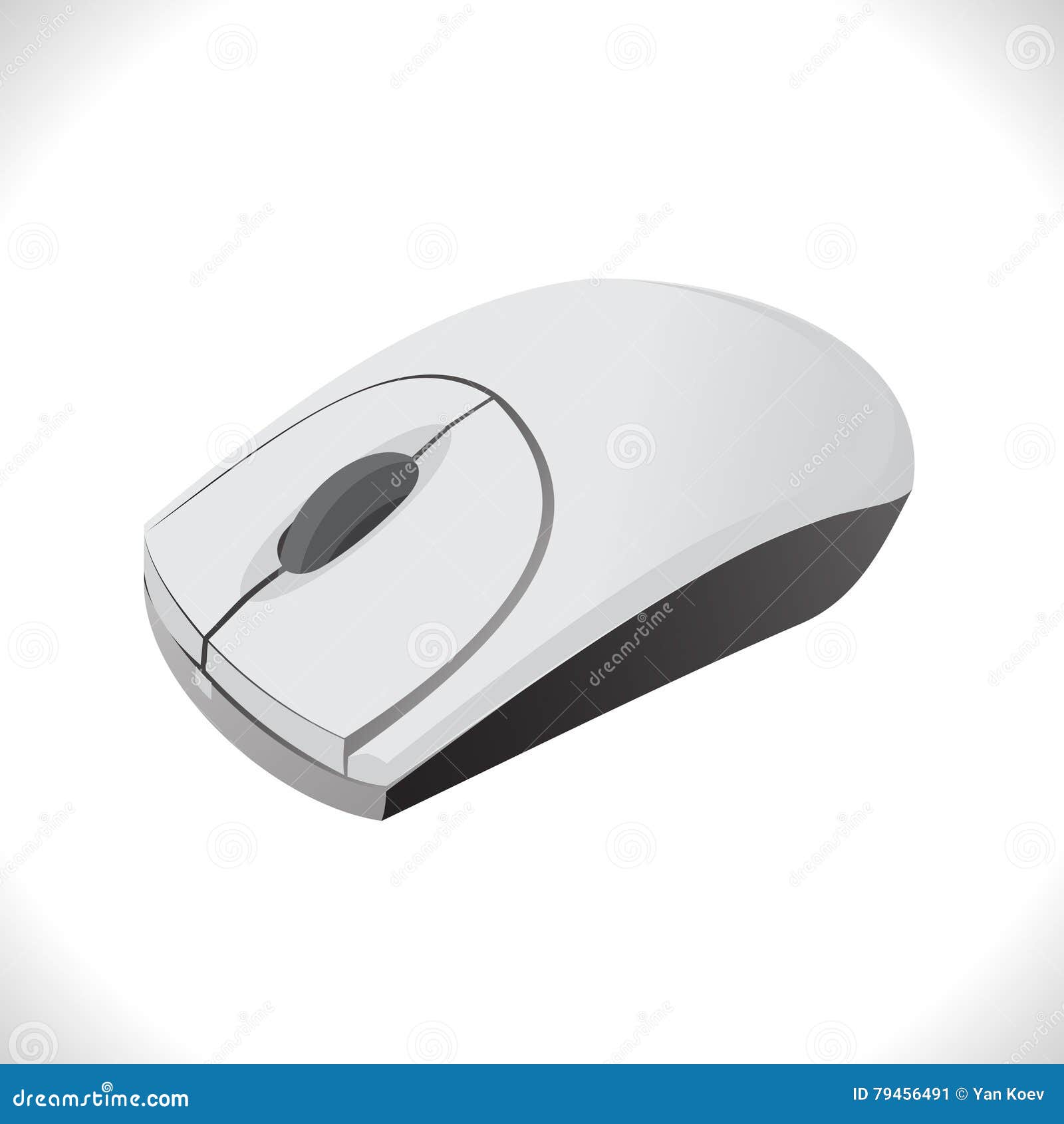 Computer Mouse Realistic Illustration Stock Vector - Illustration of ...