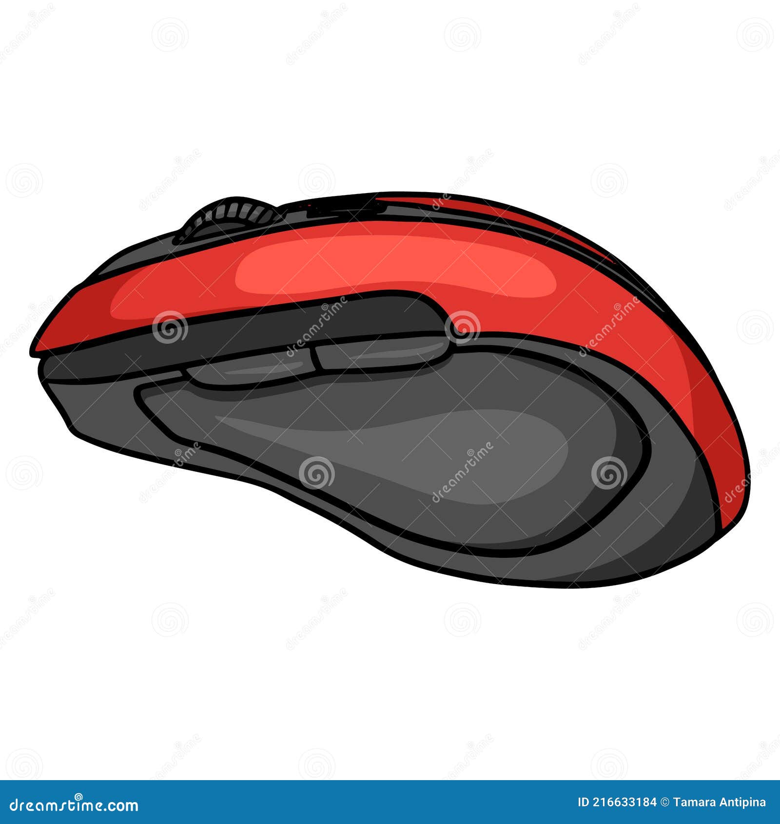 Computer Mouse. Required To Control Your Computer. Cartoon Style Stock ...