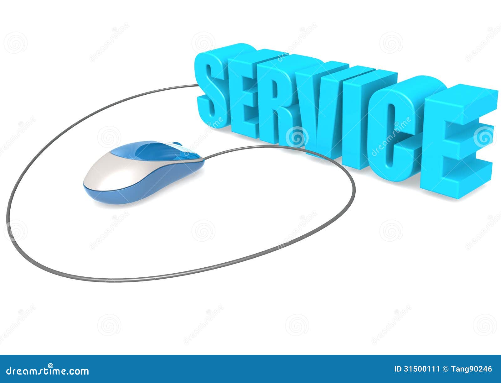 Computer mouse and service stock illustration. Illustration of solution ...