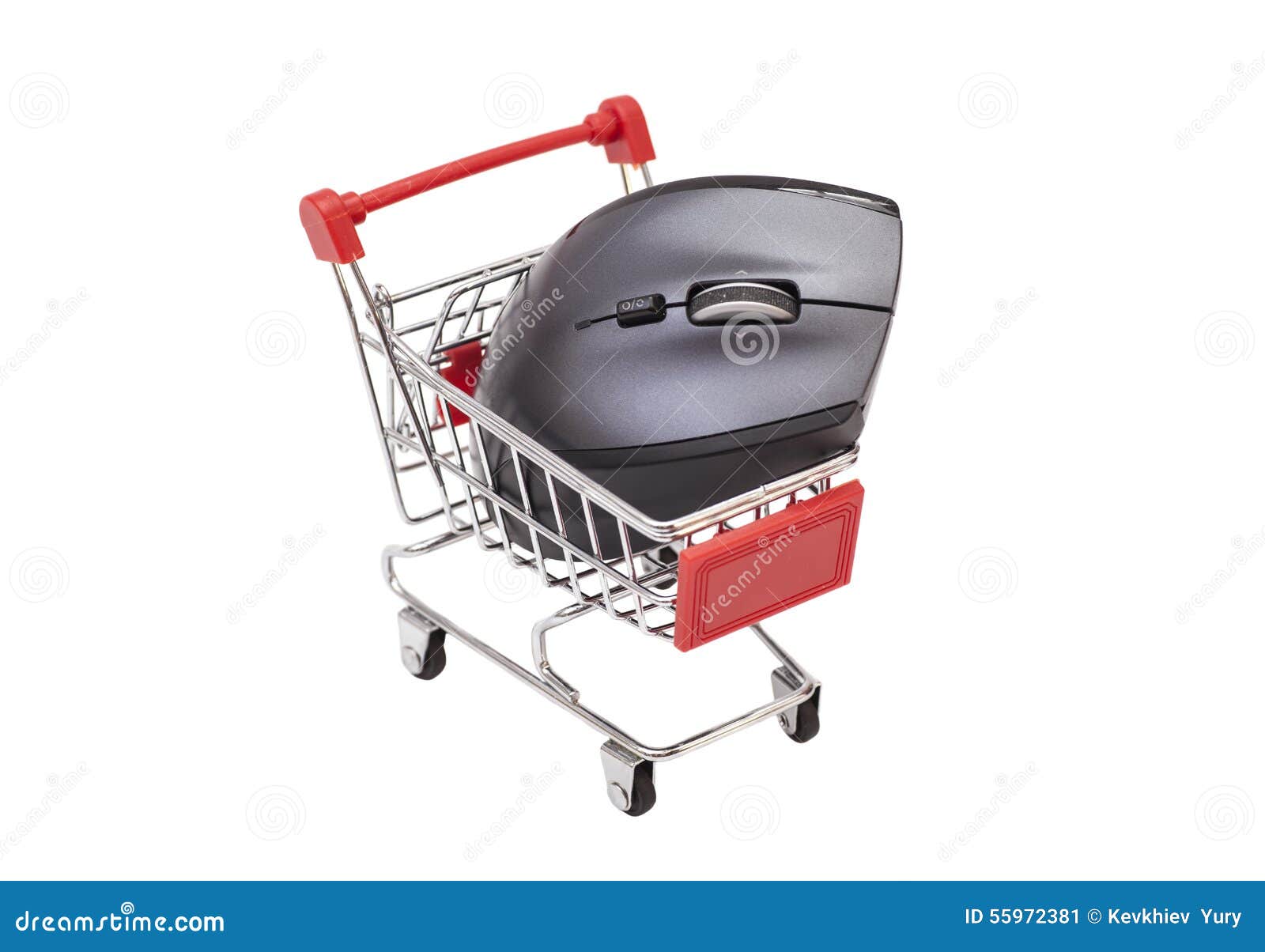 Computer Mouse in Shopping Cart Stock Image - Image of cart, checkout ...