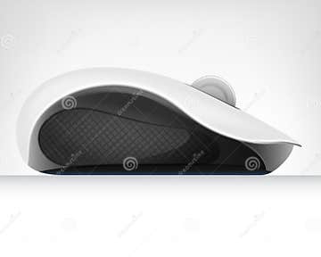 Computer Mouse in Side View Isolated Object Stock Vector - Illustration ...