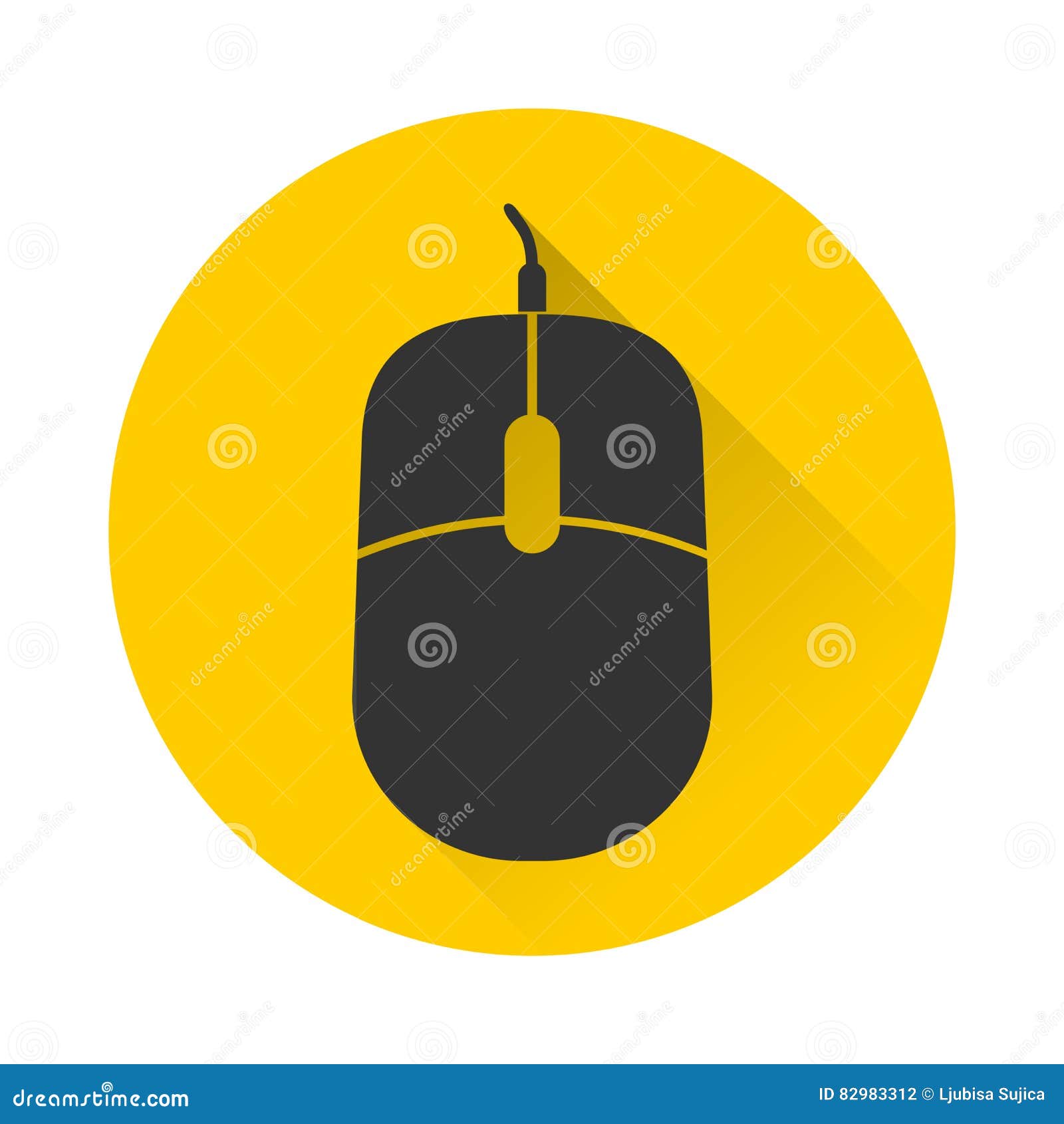 Computer mouse sign stock illustration. Illustration of design - 82983312